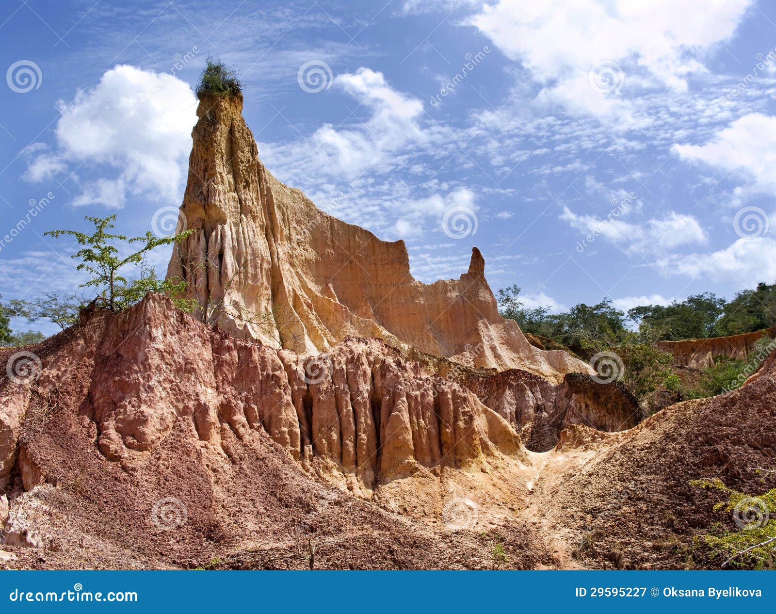 The Hell S Kitchen, Marafa Canyon, Kenya Stock Image - Image of desert ...