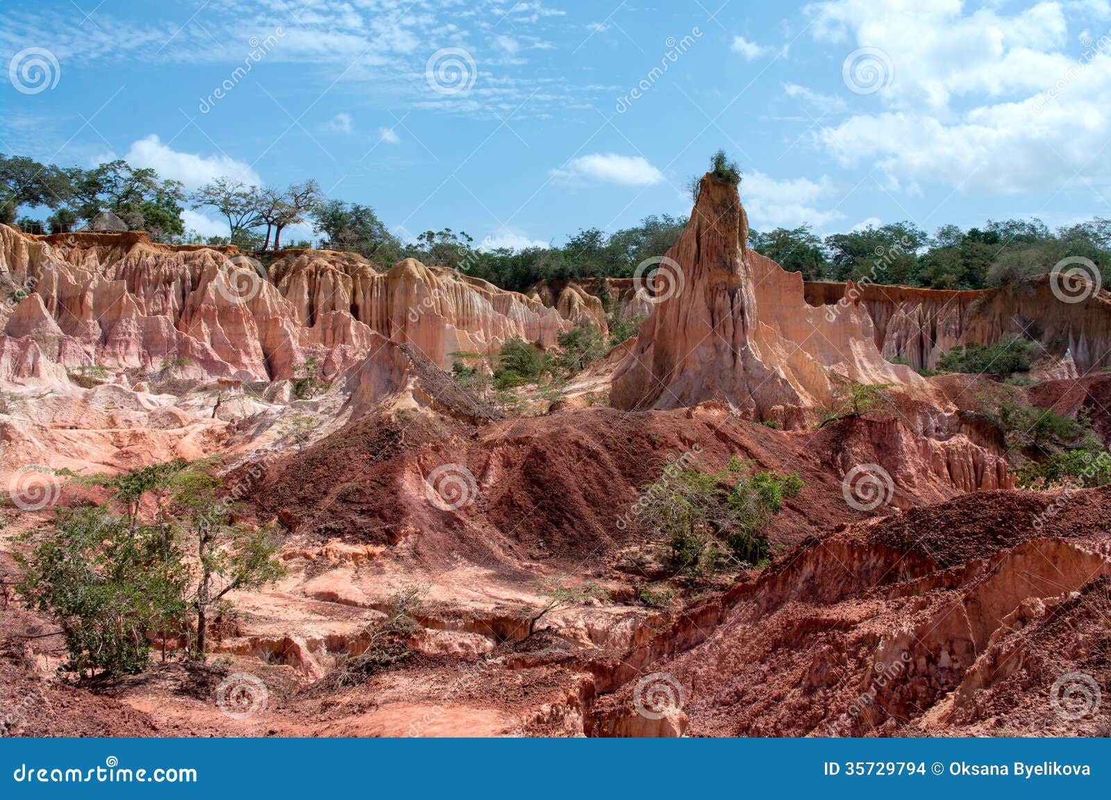 The Hell S Kitchen, Marafa Canyon, Kenya Stock Photo - Image of ...
