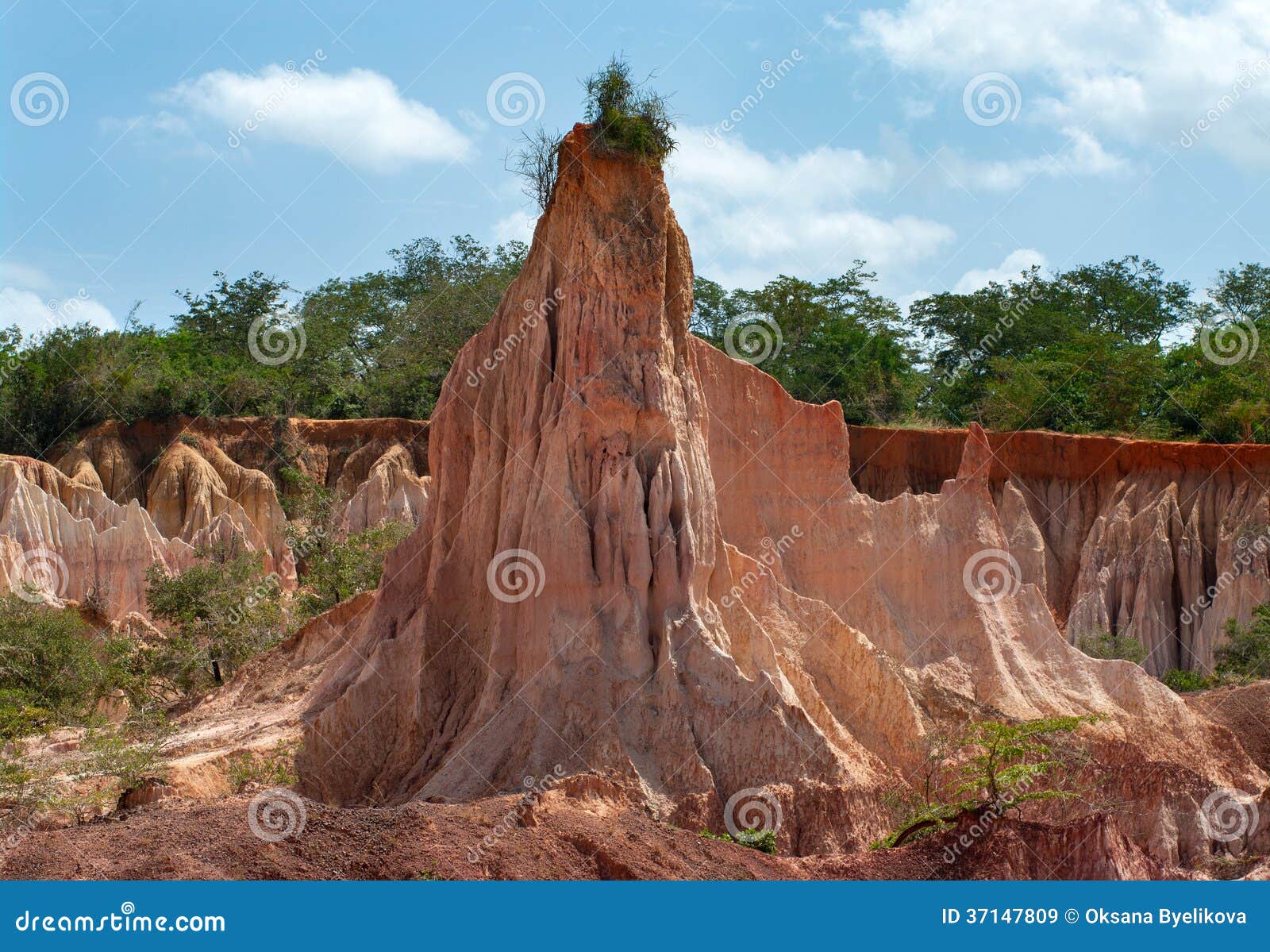The Hell S Kitchen, Marafa Canyon, Kenya Stock Image - Image of ...