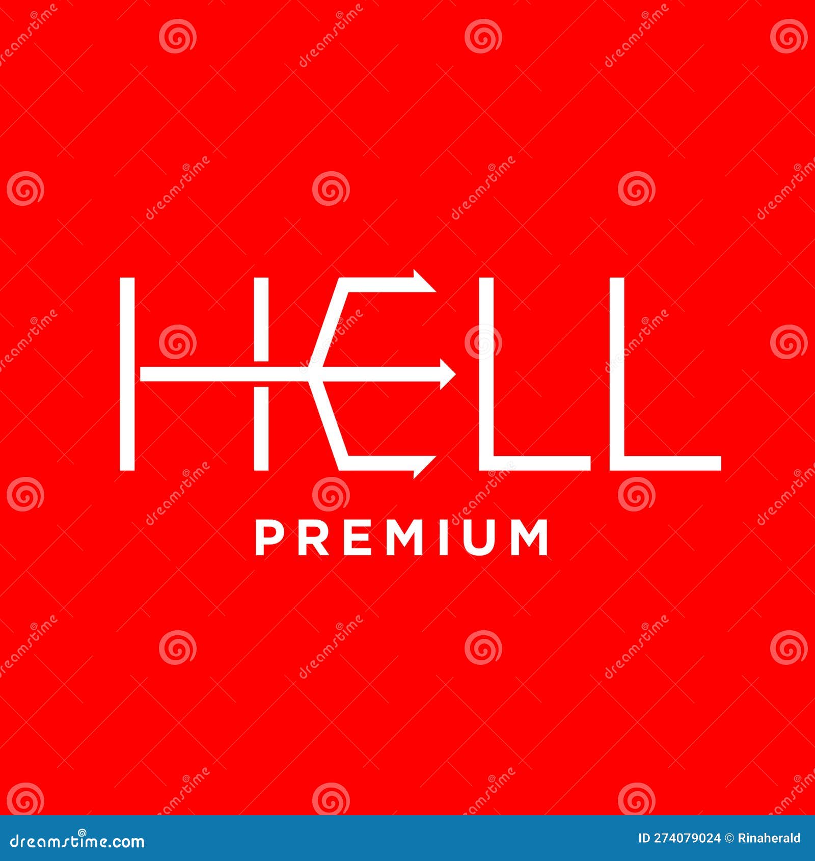 Hell Spear Fire Logo Icon Design Stock Illustration - Illustration of ...