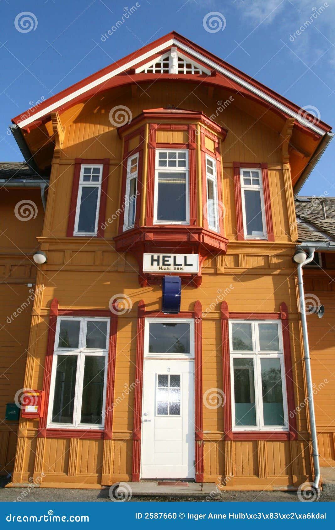 Hell Station stock photo. Image of roof, devil, track - 2587660