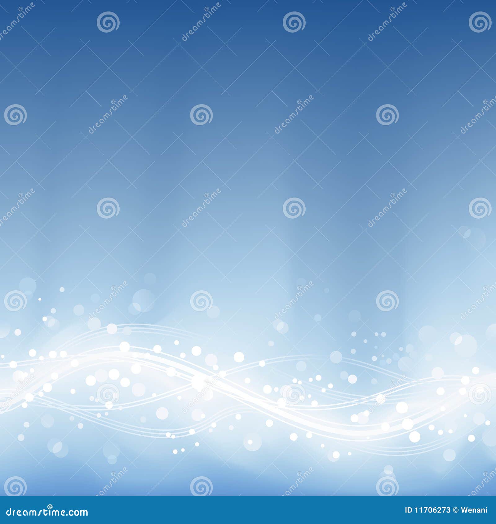Hellblaue Defocused Leuchten, Lichtpunkte Vektor Abbildung ...