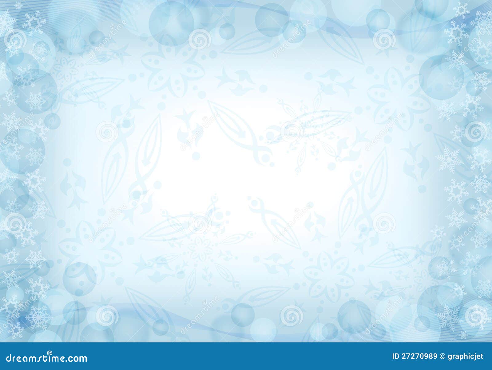 Hellblauer Abstrakter Weihnachtshintergrund Stock Abbildung ...