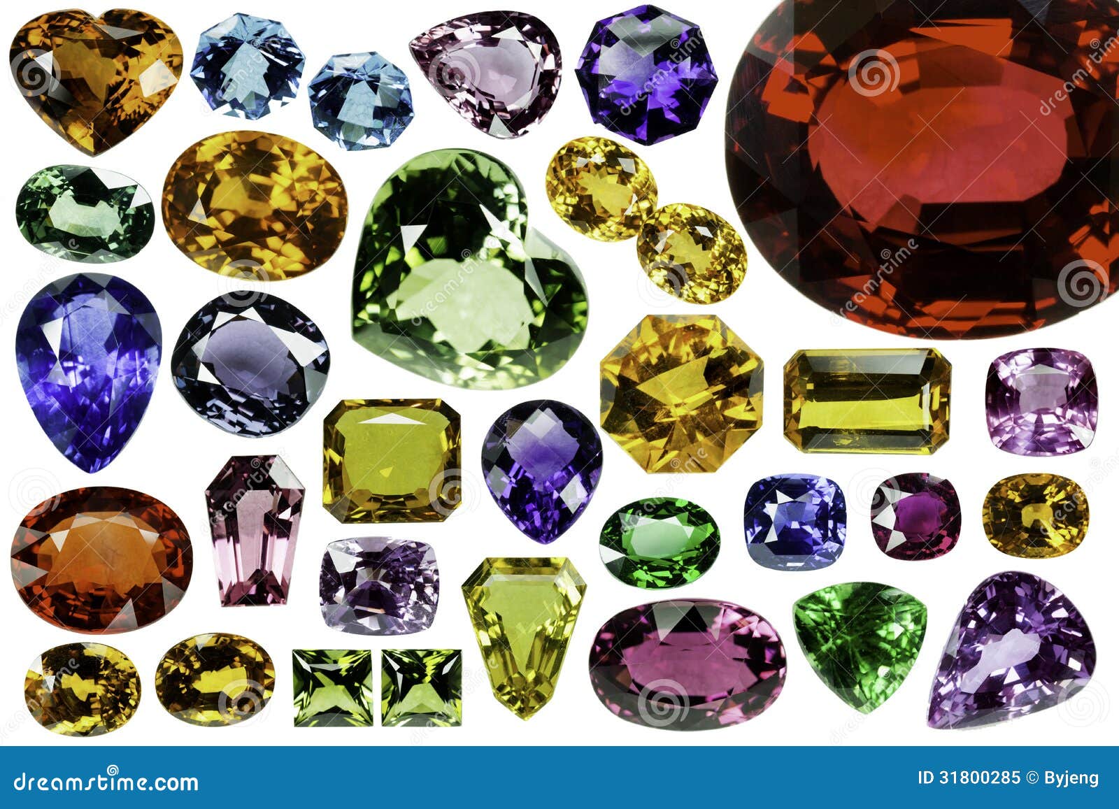 Helle Edelsteine stockbild. Bild von makro, hell, diamant - 31800285