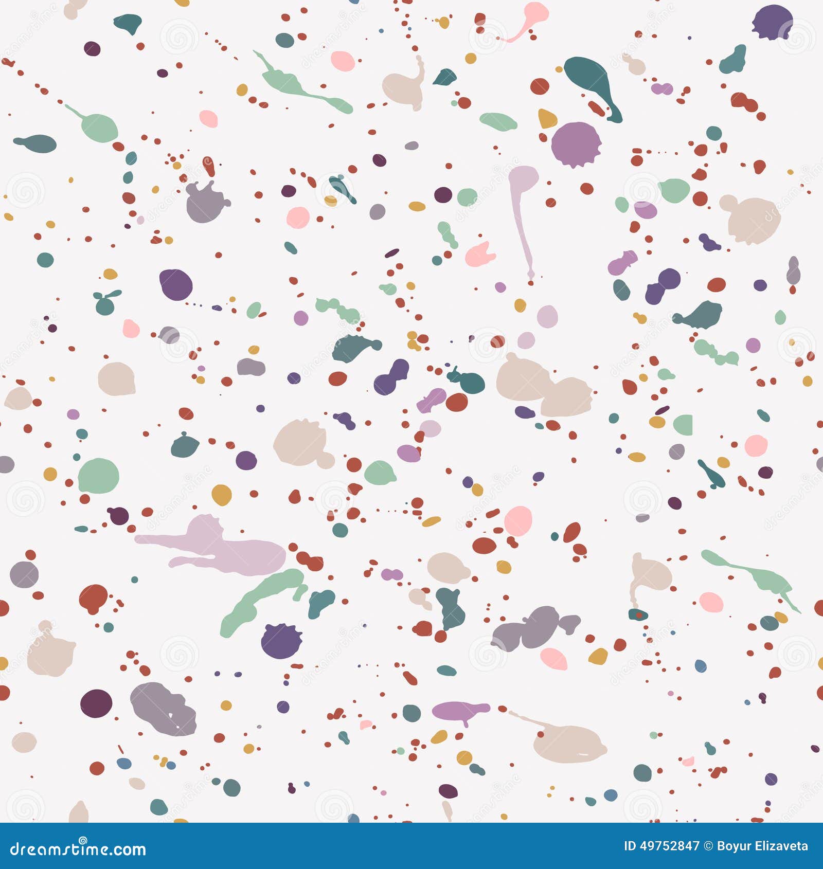 Helle Flecke Des Nahtlosen Musters Der Farbe Vektor Abbildung ...