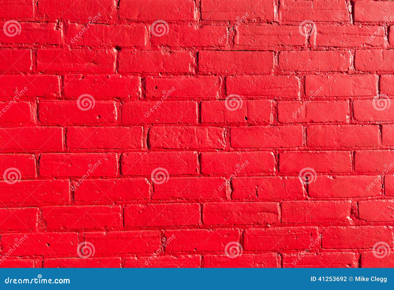 Helle rote Backsteine stockfoto. Bild von nahaufnahme - 41253692