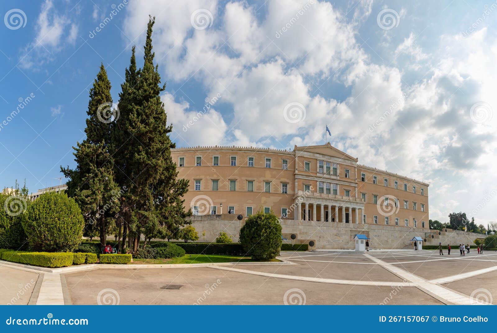 Hellenic Parliament editorial photography. Image of building - 267157067