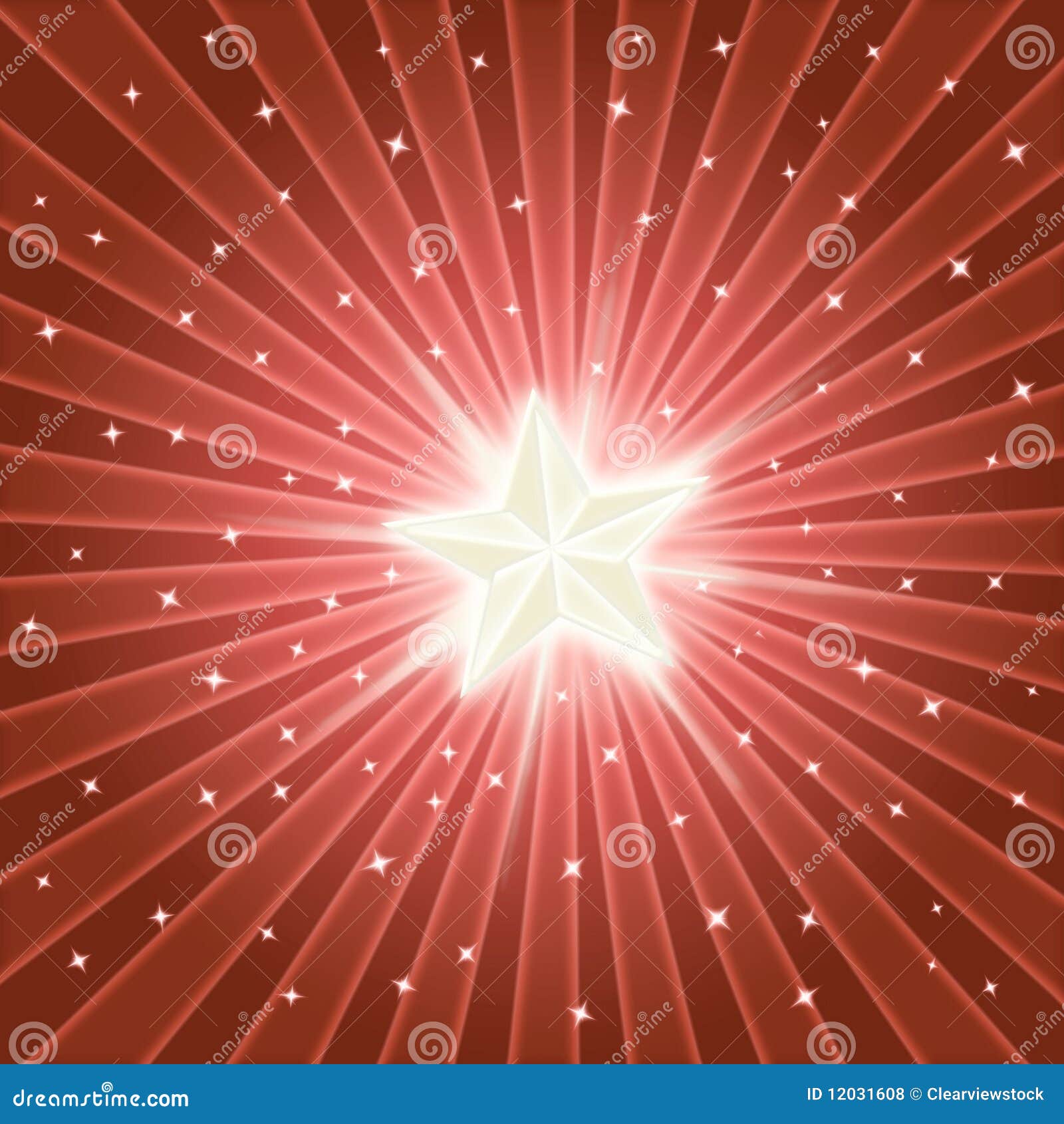 Heller glänzender Stern vektor abbildung. Illustration von hell - 12031608