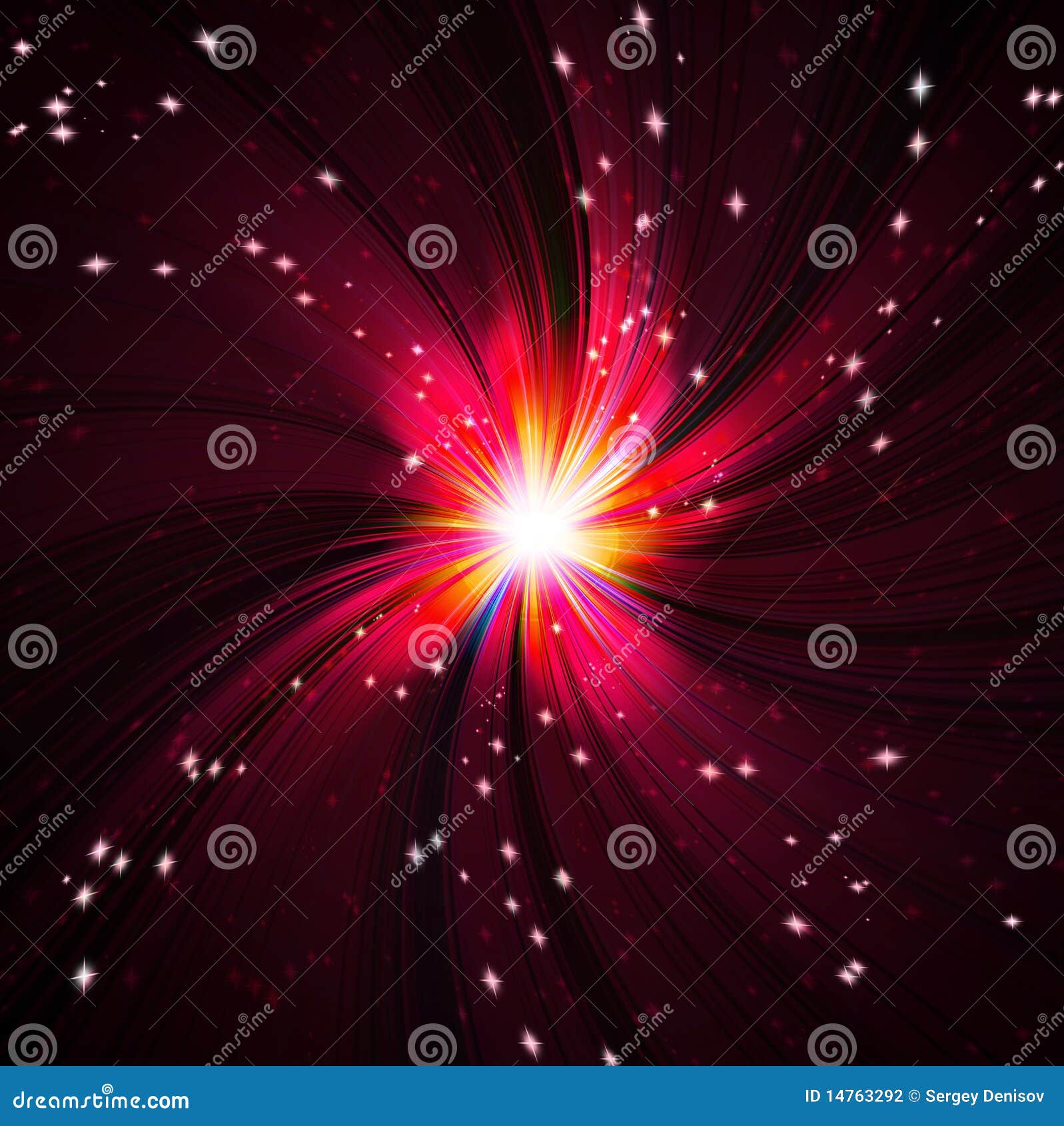 Heller Roter Blitz Bild. Bild: 14763292