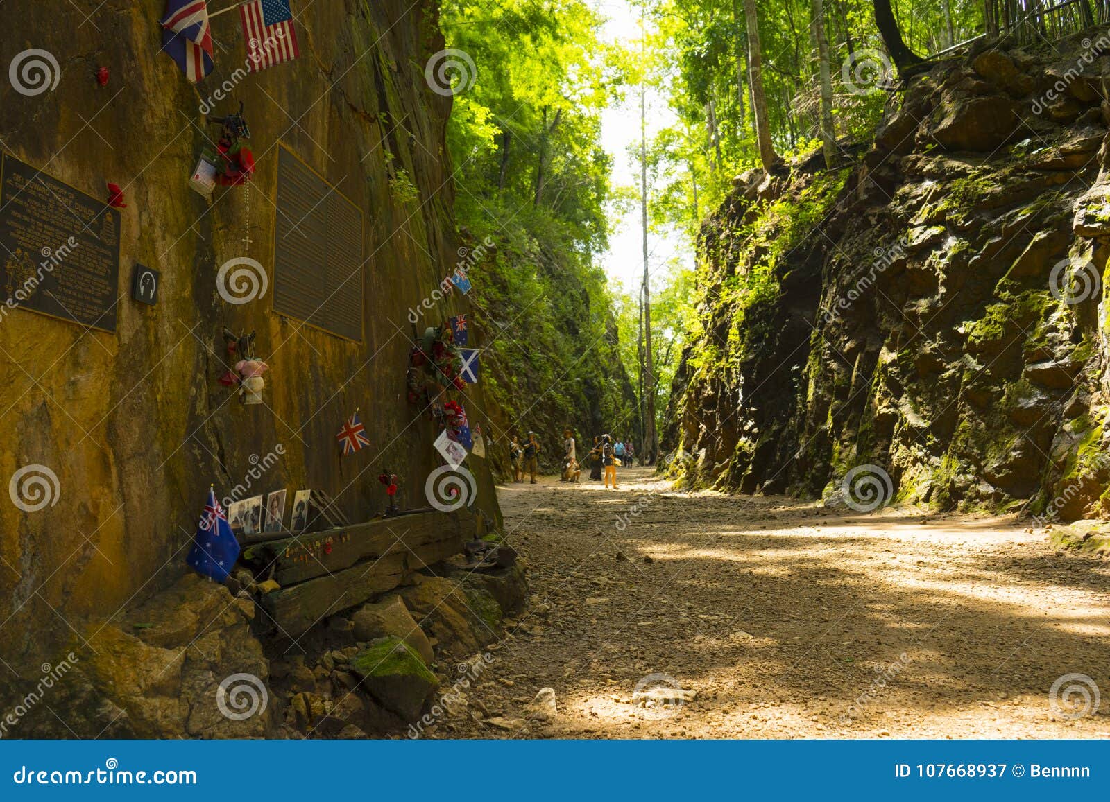 The Hellfire Pass in Kanchanaburi Editorial Photography - Image of ...