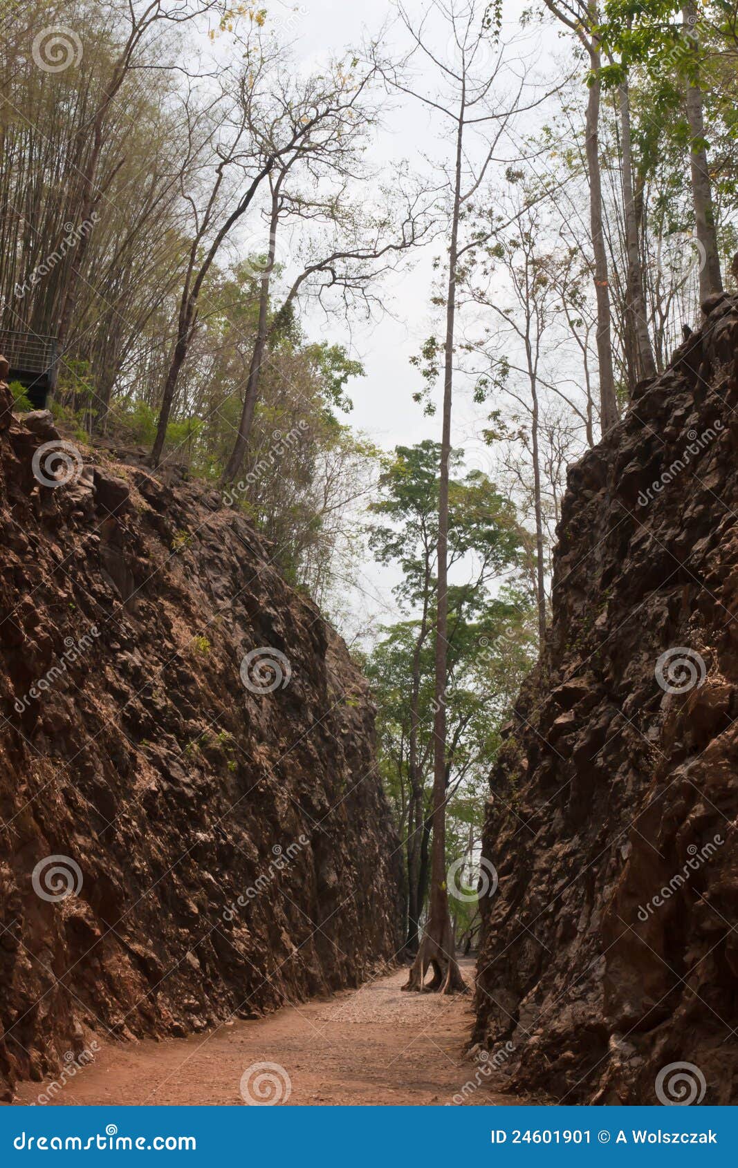 Hellfire Pass On The Notorious Burma To Thailand Death Railway, Where ...