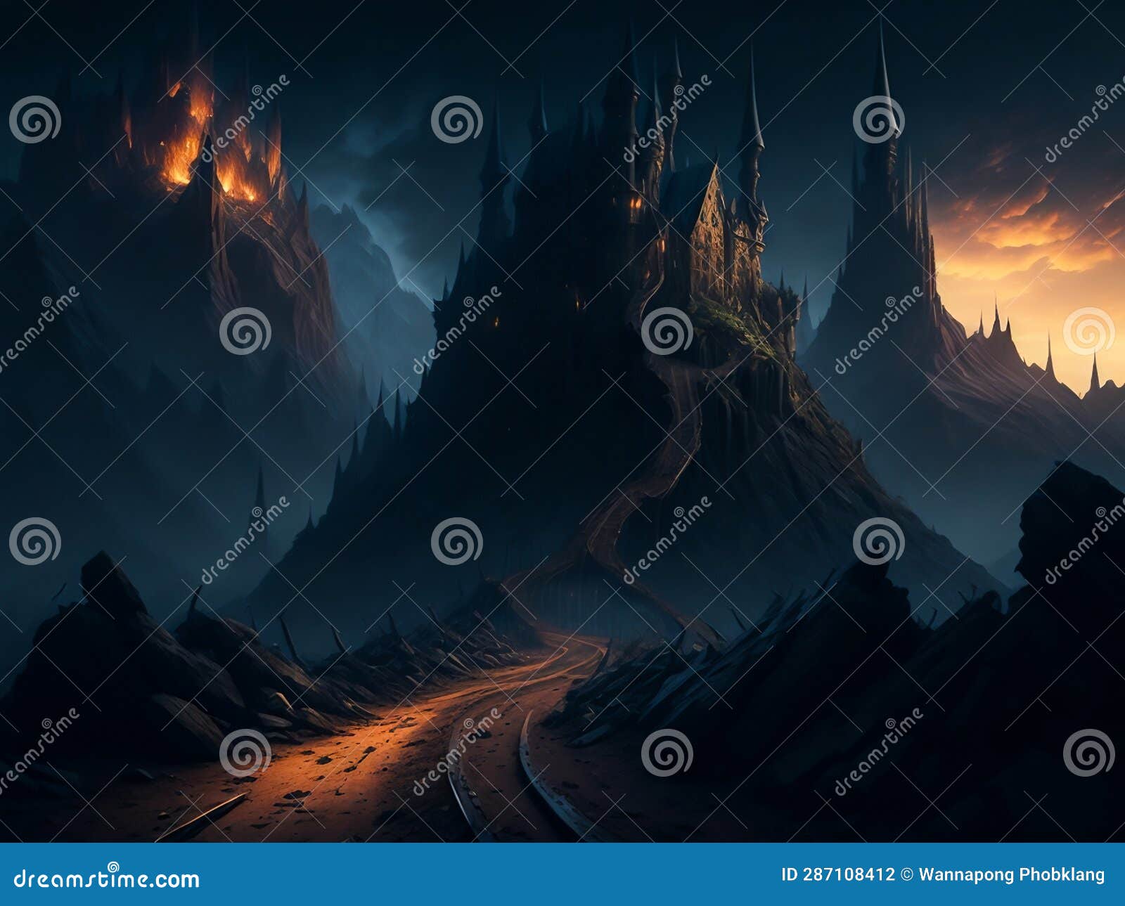 Apocalypse Unveiled: Gazing Through A Window At Desolation Beyond Stock ...