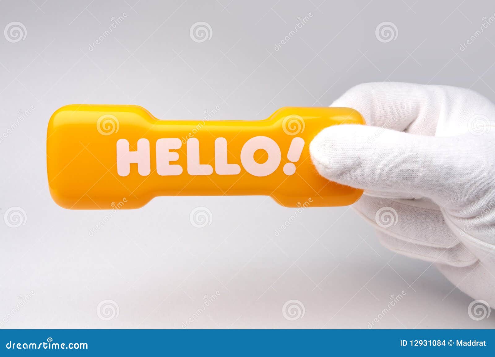 Hello stock photo. Image of hold, give, business, challenge - 12931084