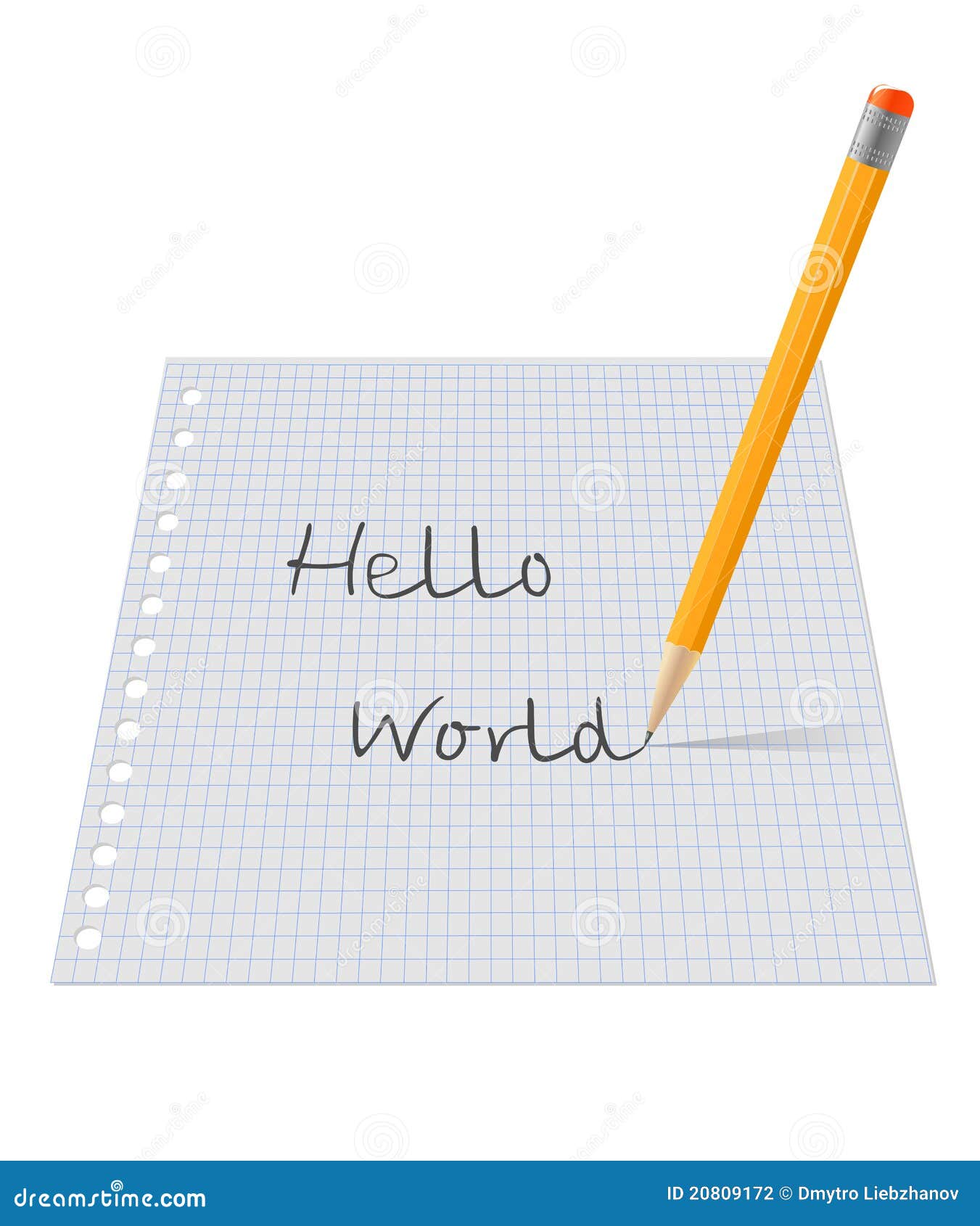 Hello stock vector. Illustration of hello, writing, inscription - 20809172