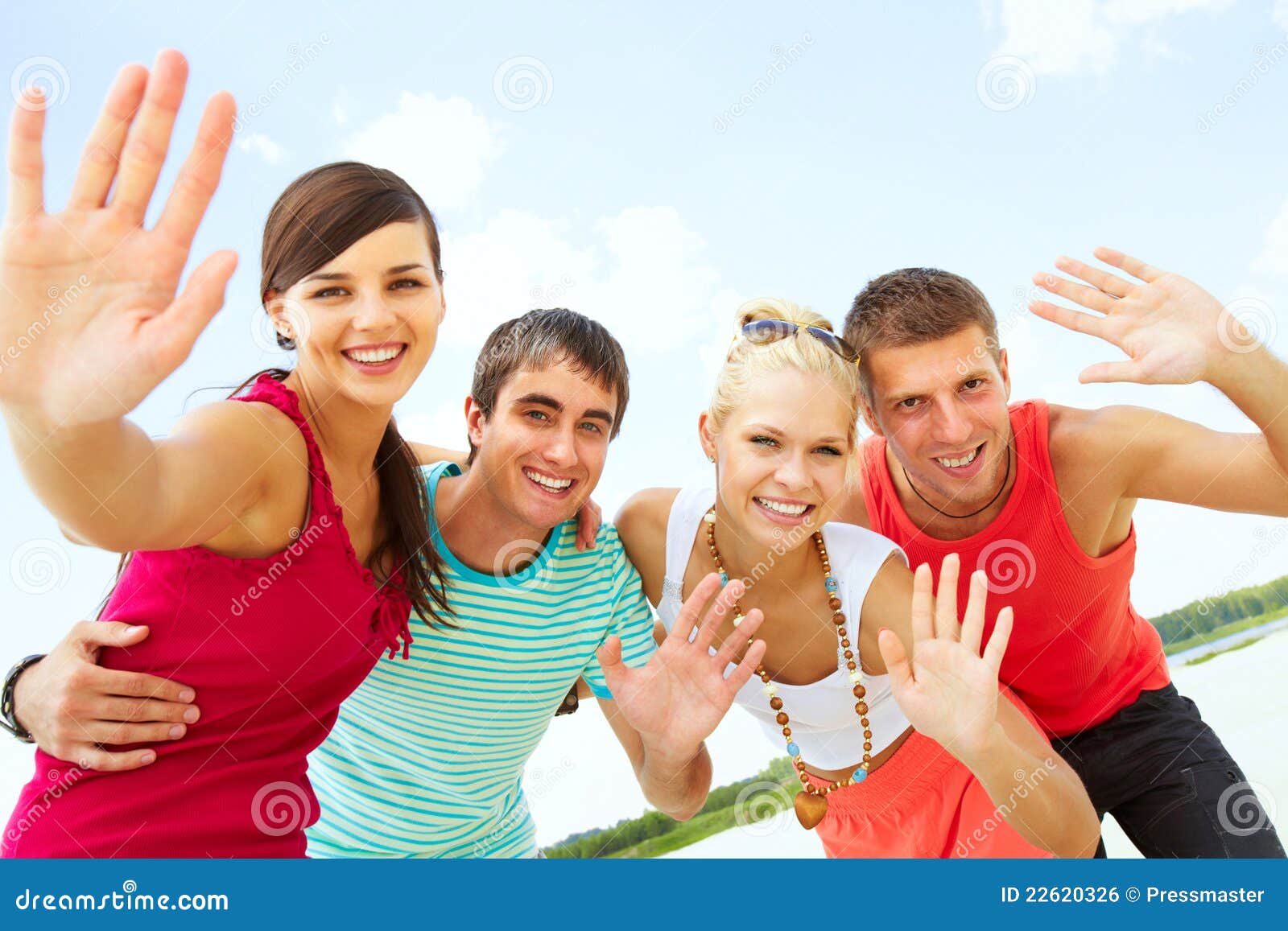 Hello! stock photo. Image of girlfriend, glad, cheerful - 22620326