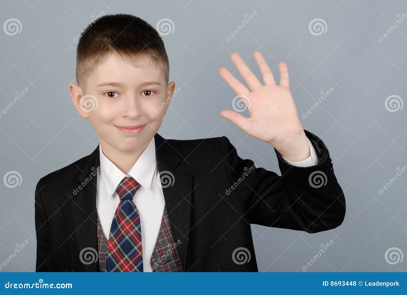 Hello stock photo. Image of hand, smile, child, people - 8693448