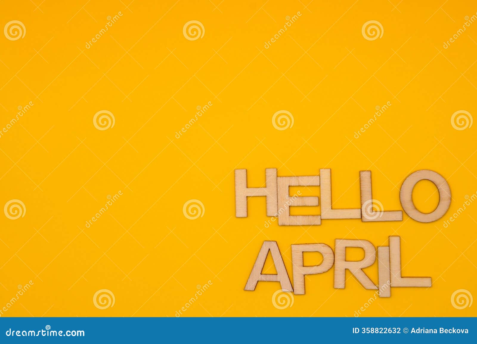 Hello april write stock photo. Image of cartoon, august - 358822632