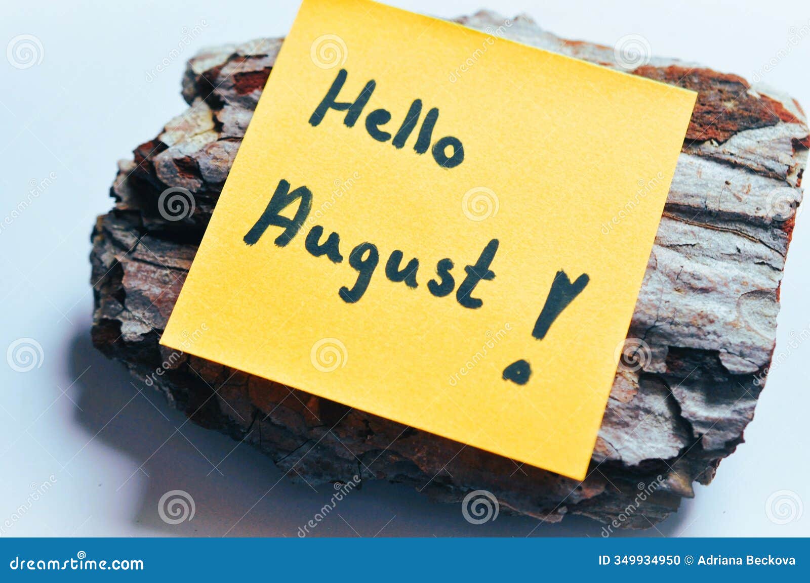 Hello August Alphabet Letter On Green Grass Background Royalty-Free ...