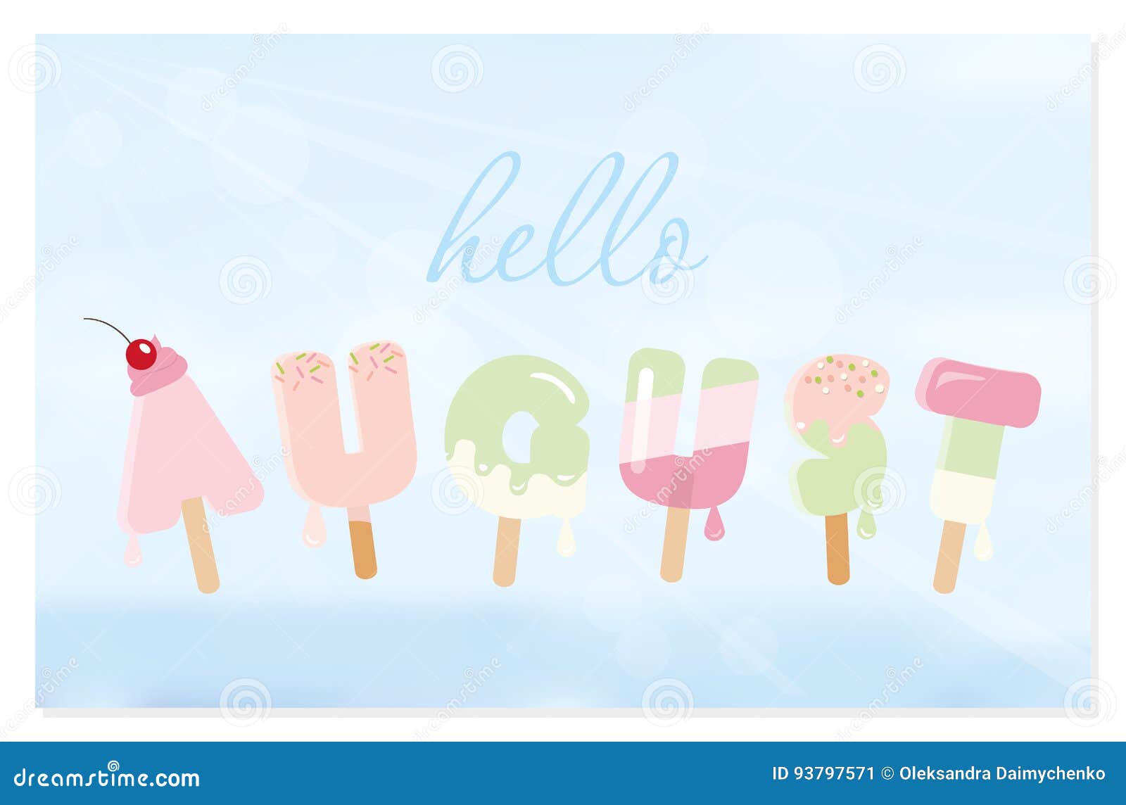 August Letters Stock Illustrations – 766 August Letters Stock ...