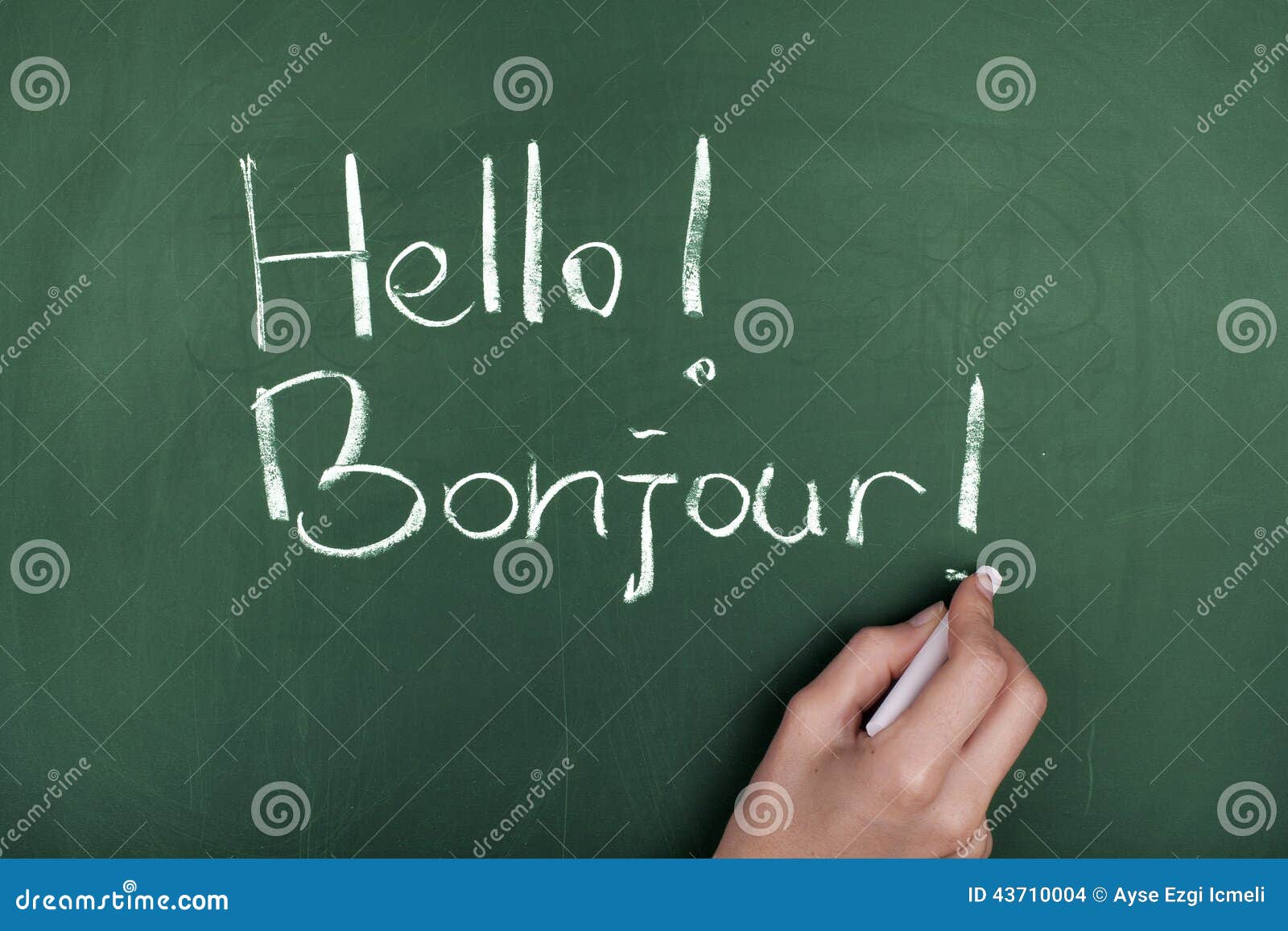 Hello Bonjour stock photo. Image of teaching, hand, conncetion - 43710004