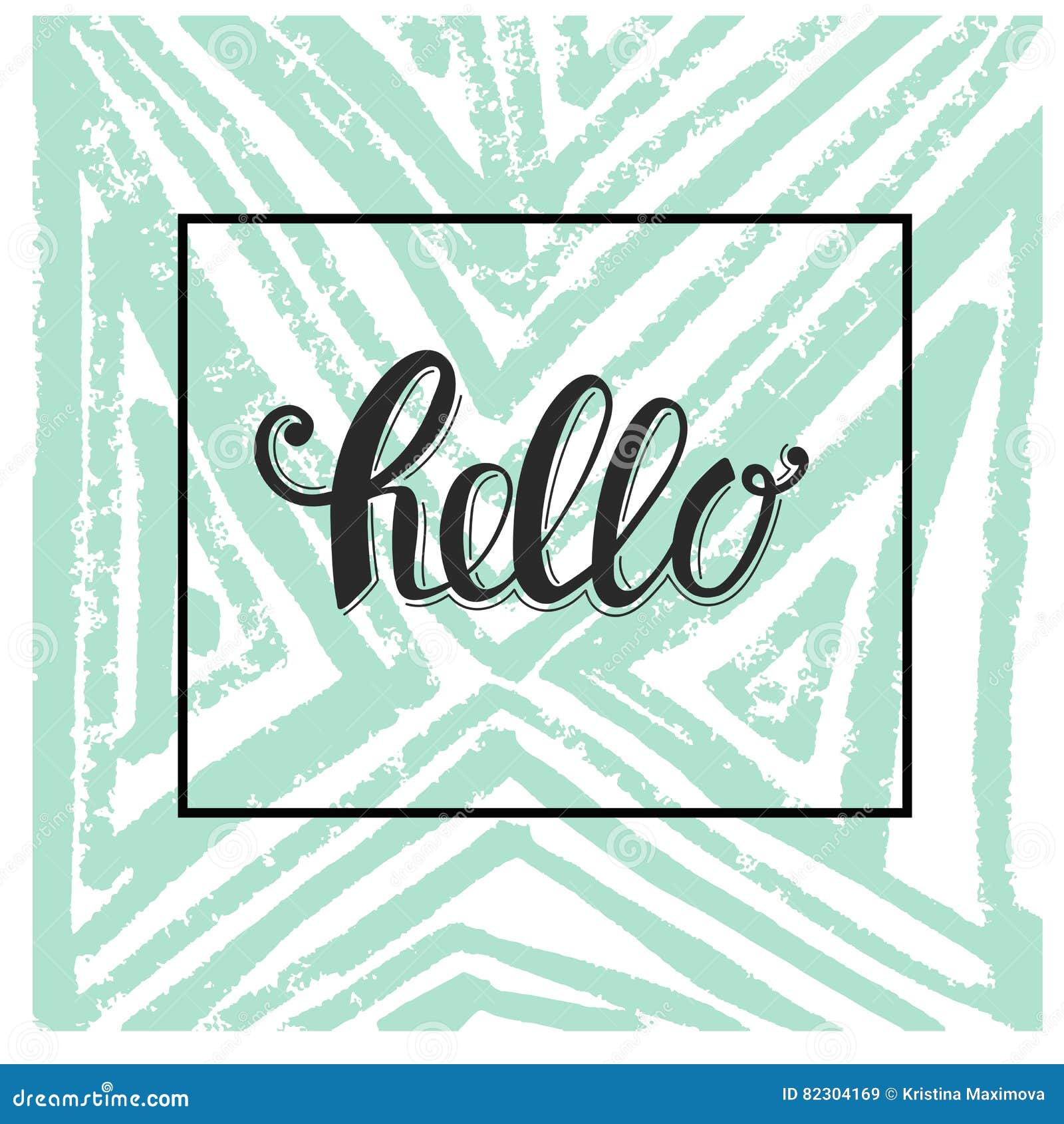 Hello card design. stock vector. Illustration of decoration - 82304169
