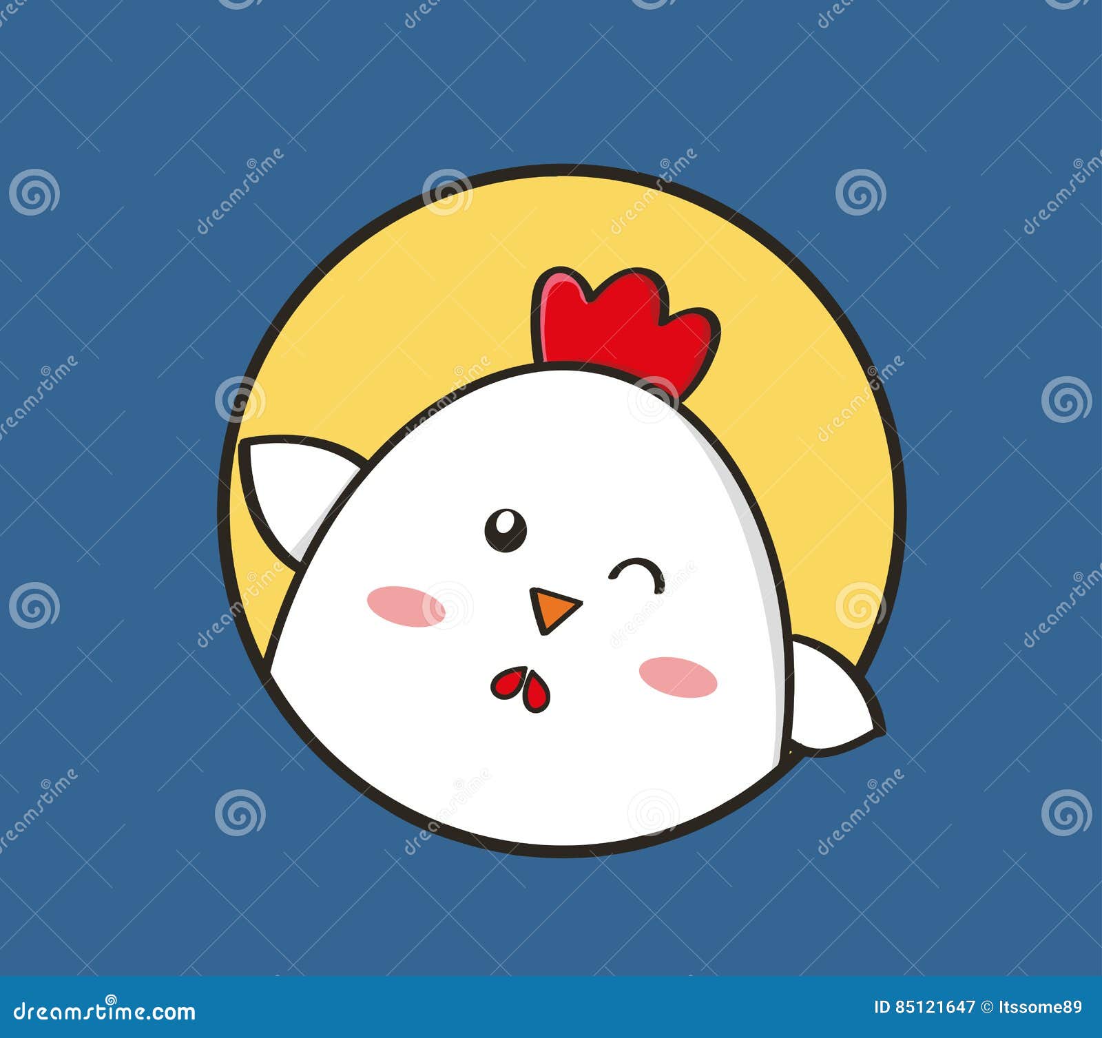 Hello chicken stock illustration. Illustration of black - 85121647