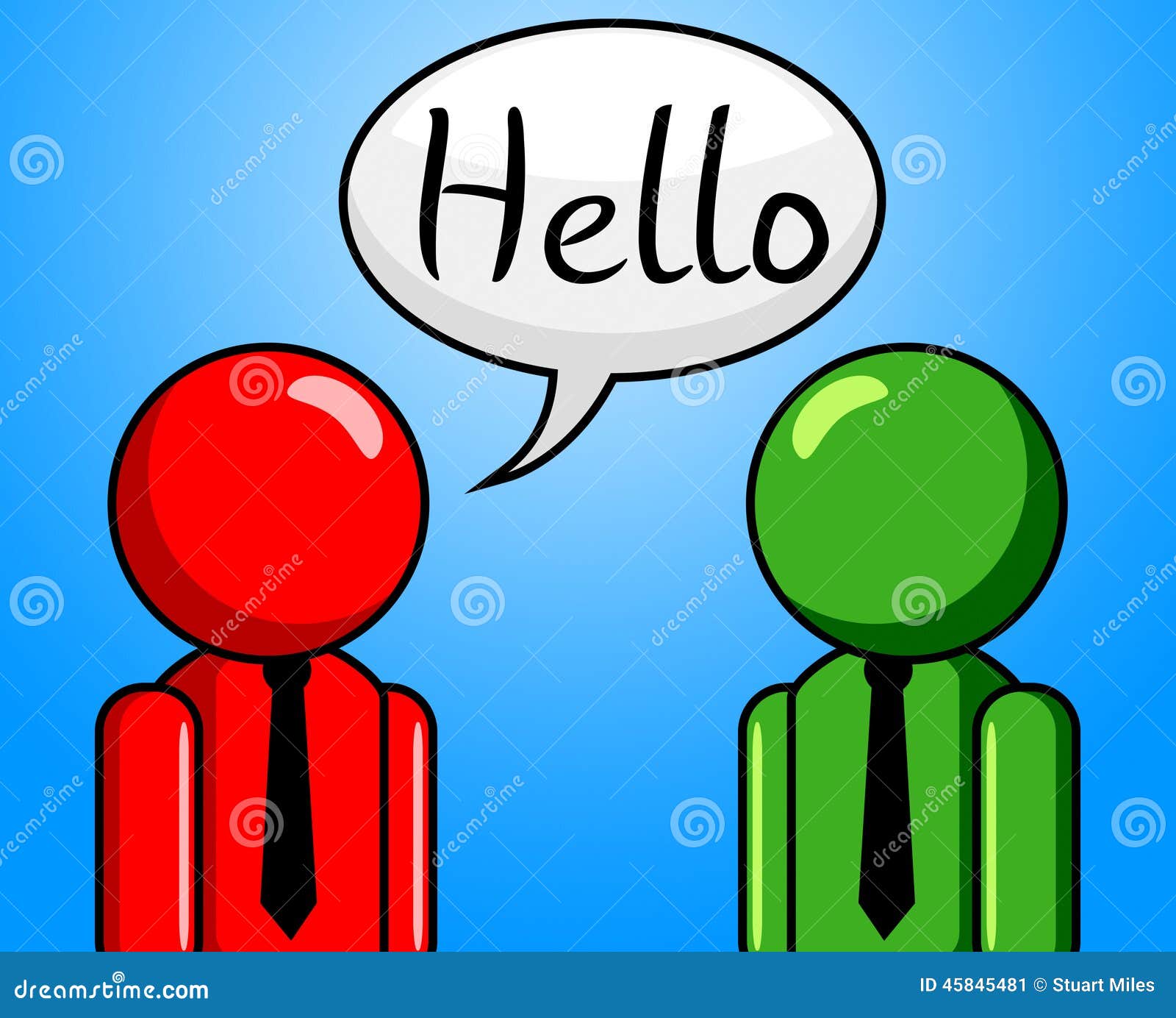 Hello Conversation Means How are You and Consultation Stock ...