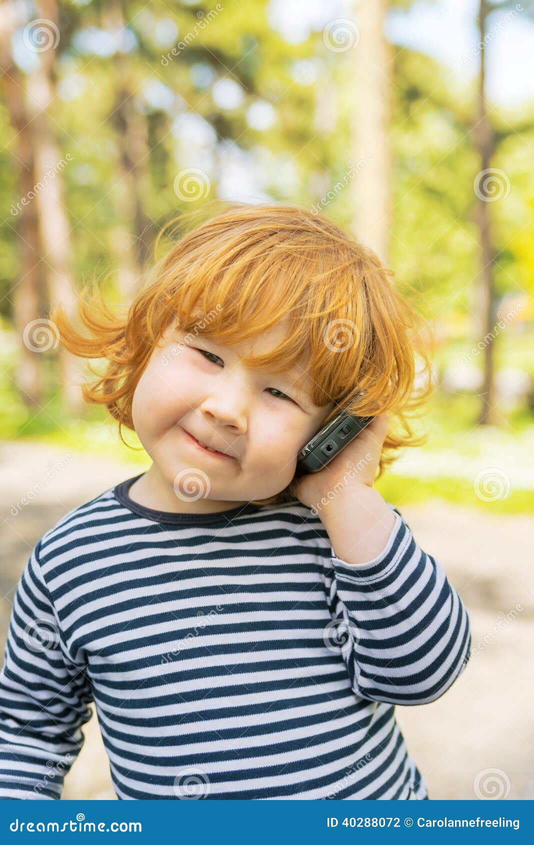 Hello! stock photo. Image of people, child, nature, call - 40288072