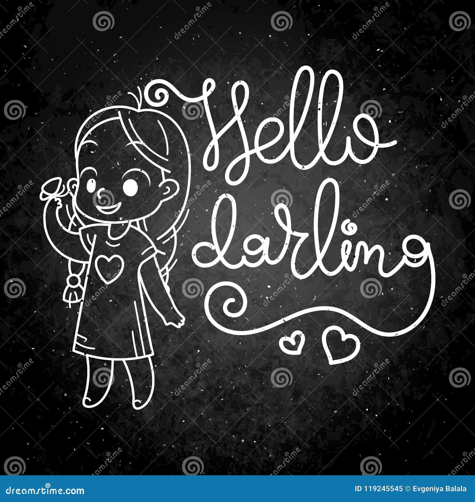 Cute Cartoon Kids. Vector and Illustration Stock Vector - Illustration ...