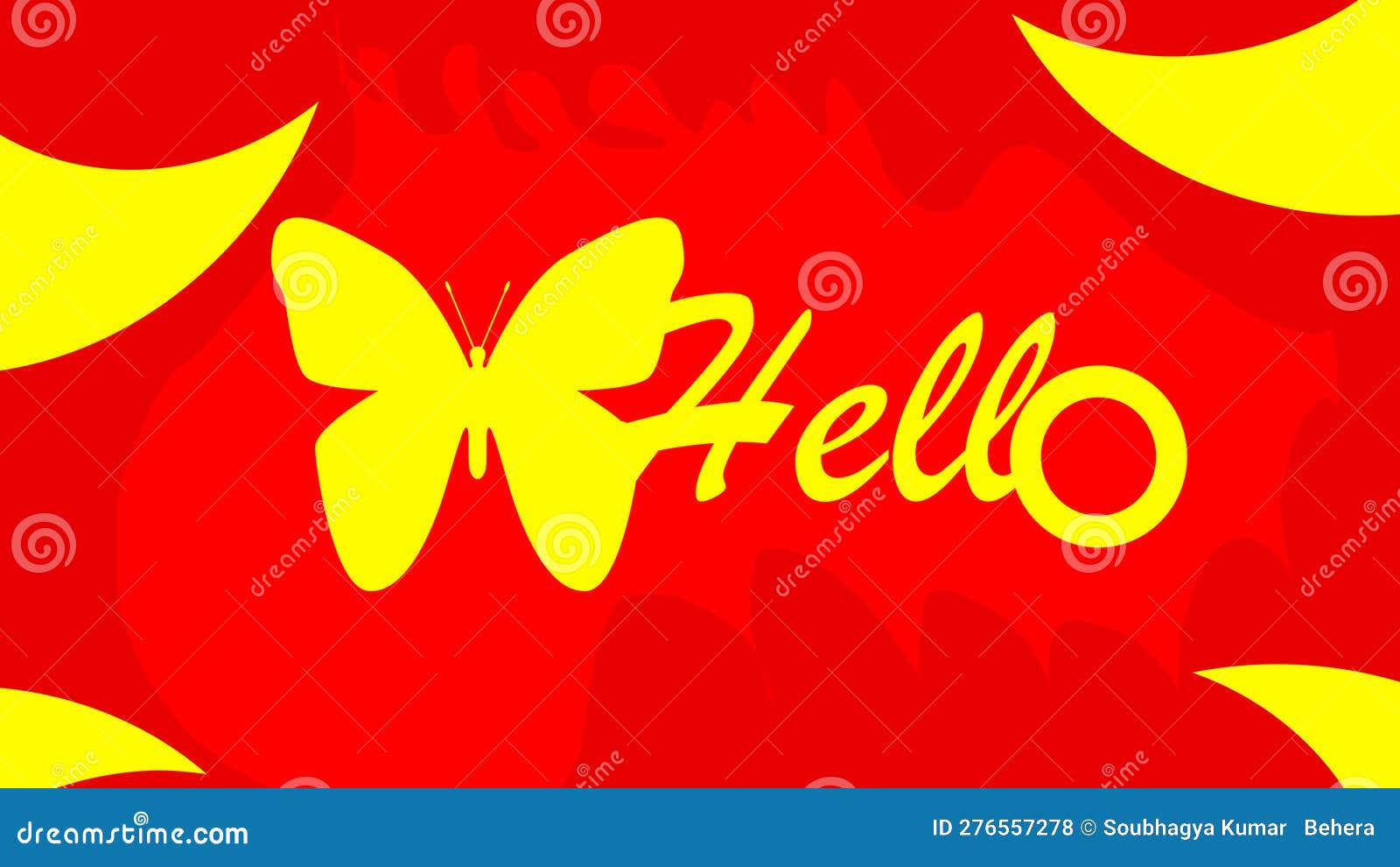 Hello Design Illustration Abstract Card_background Stock Illustration ...