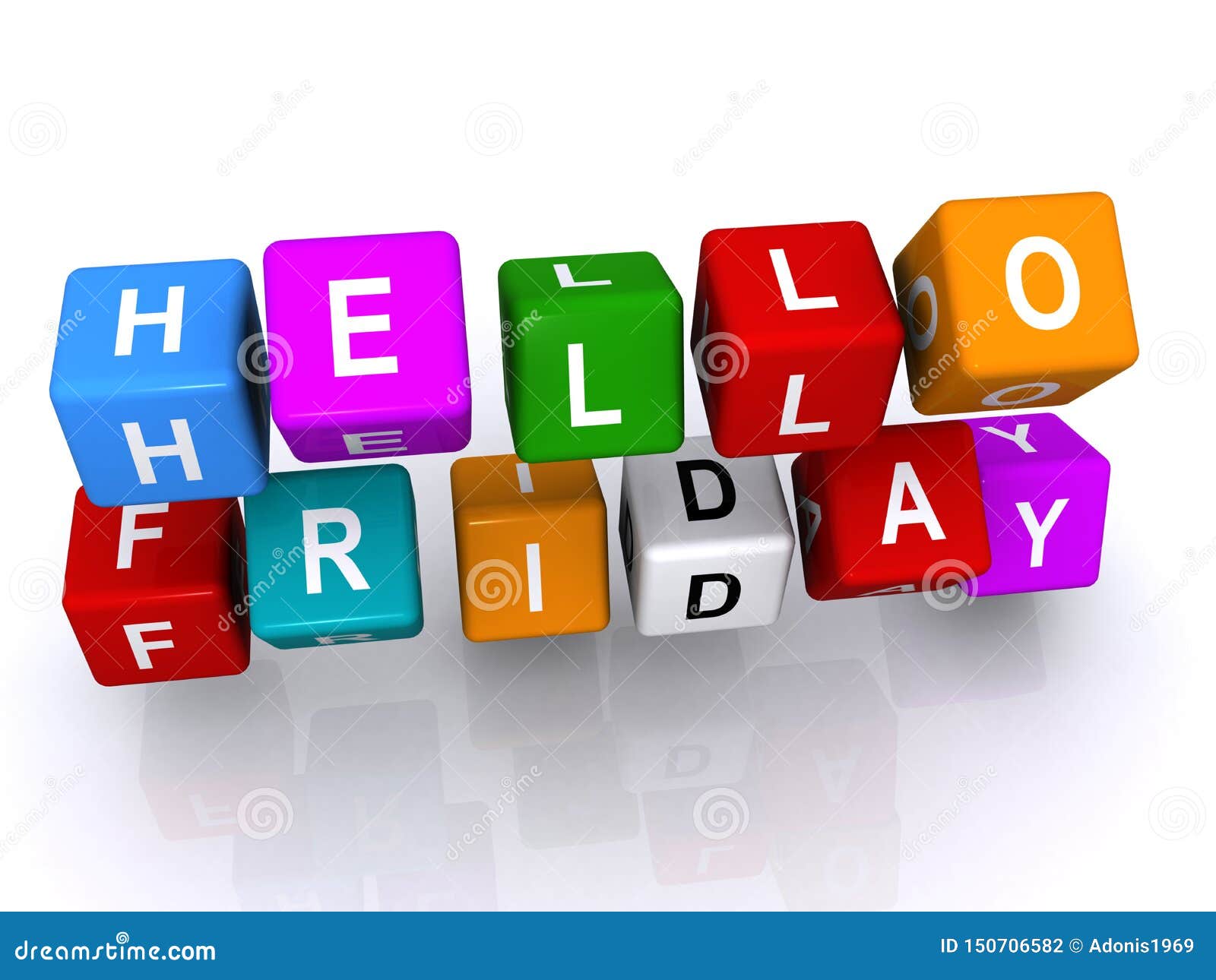 Hello friday stock illustration. Illustration of calendar - 150706582