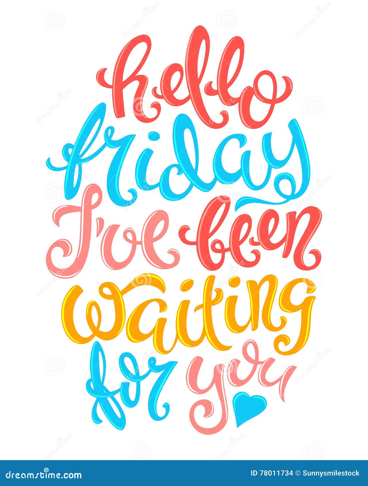 Hello friday poster stock vector. Illustration of style - 78011734