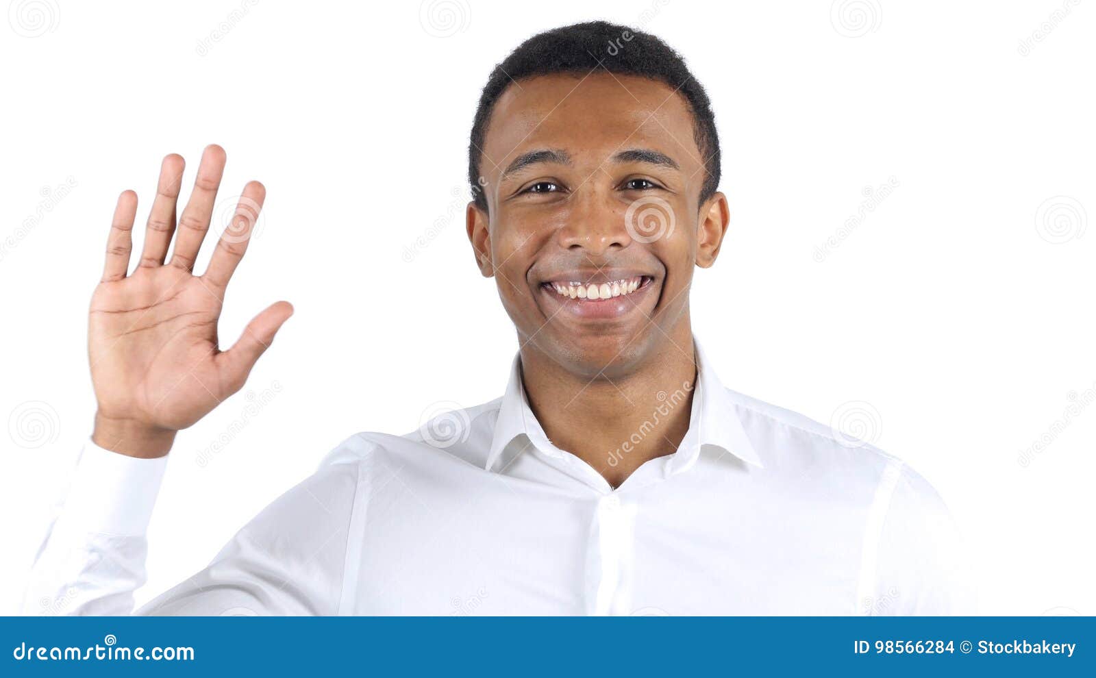 Hello Gesture by Black Man, Waving Hand Stock Photo - Image of mixed ... Hello Gesture by Black Man, Waving Hand Stock Photo - Image of mixed ...