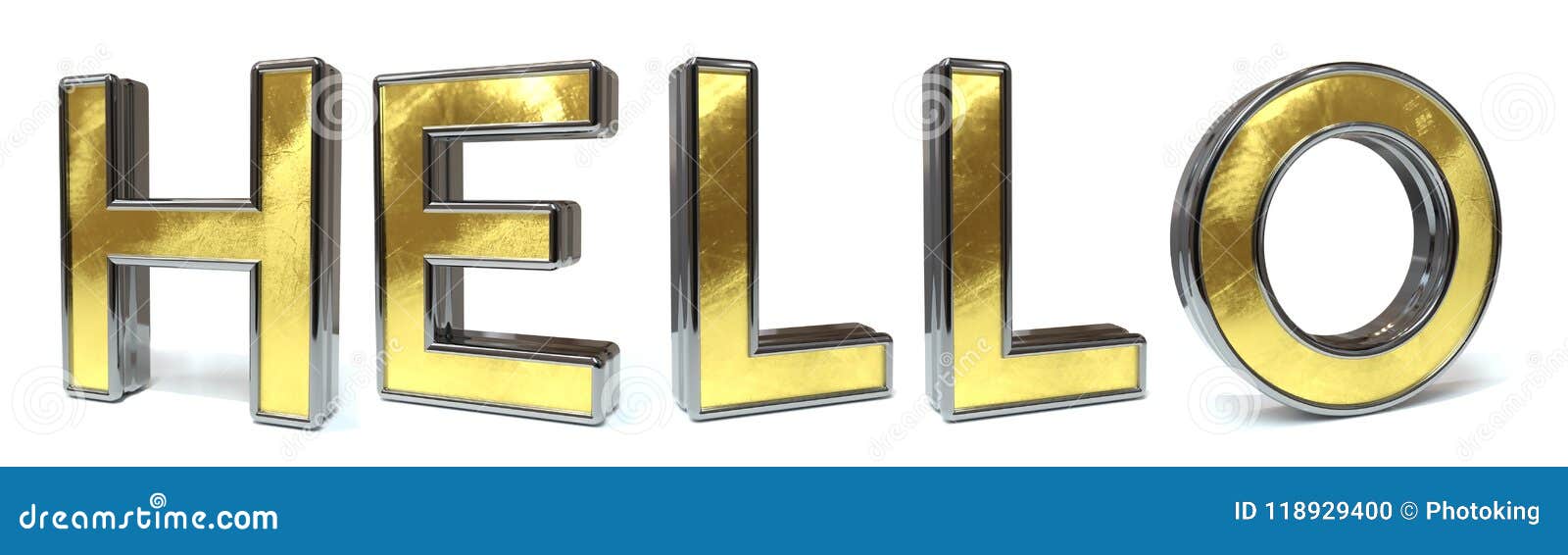 Hello golden text stock illustration. Illustration of advertising ...