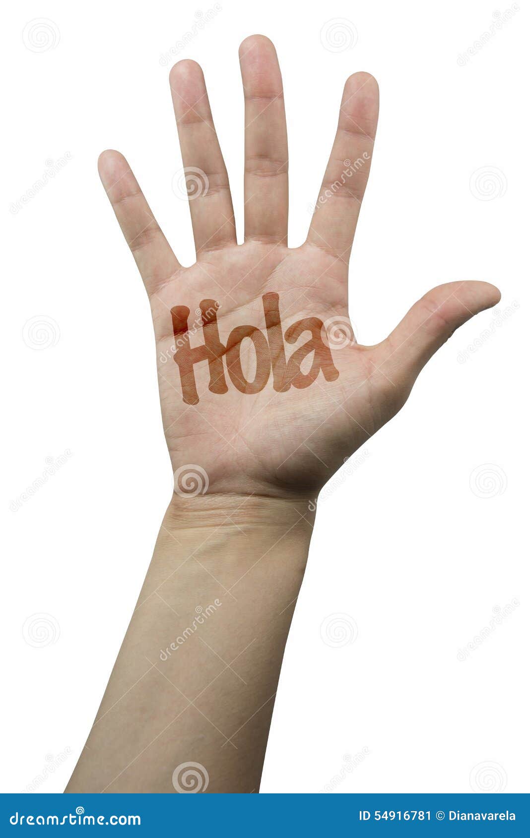 Hello hand stock image. Image of hand, gesture, isolated - 54916781