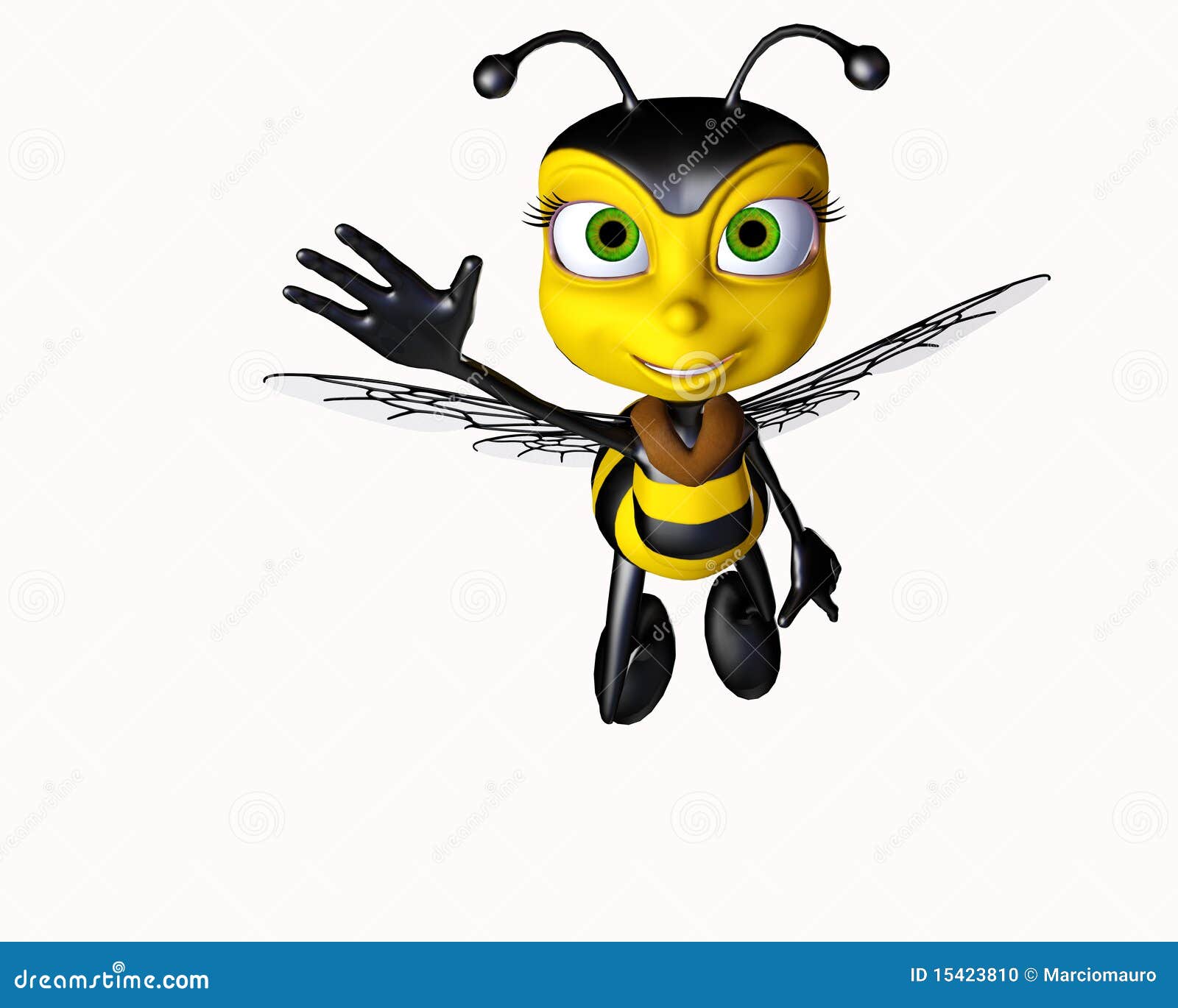 Hello honey bee stock illustration. Illustration of community - 15423810