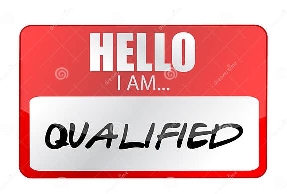 Hello I am Qualified Tags. Illustration Design Stock Illustration ...