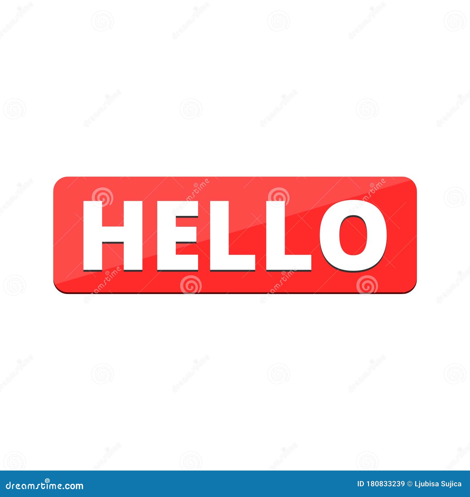 Hello icon. Vector stock stock vector. Illustration of handwritten ...