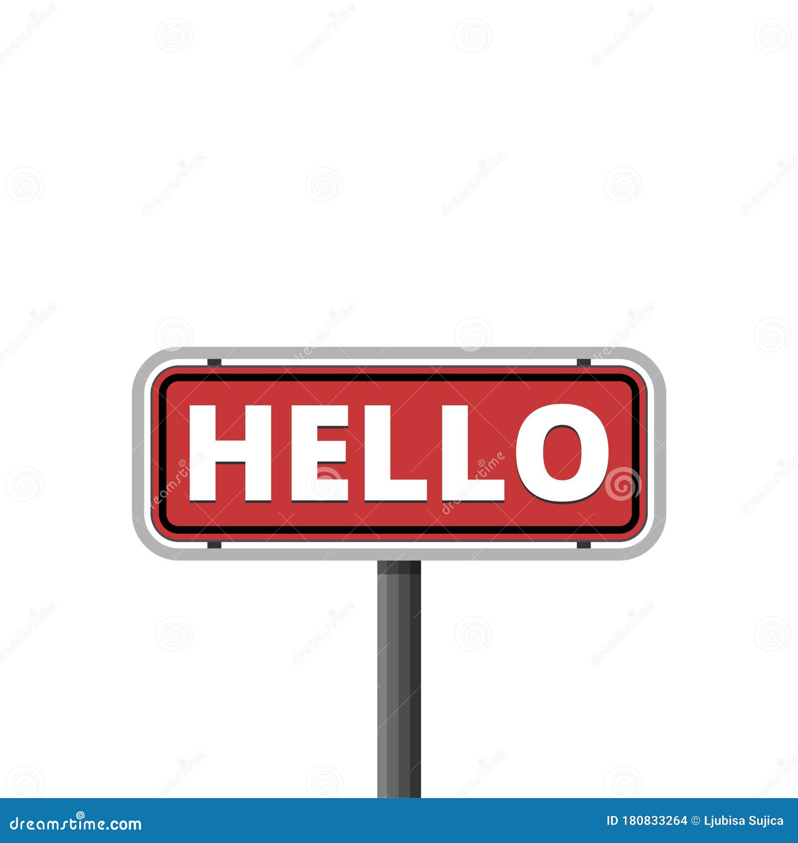 Hello icon. Vector stock stock vector. Illustration of decoration ...