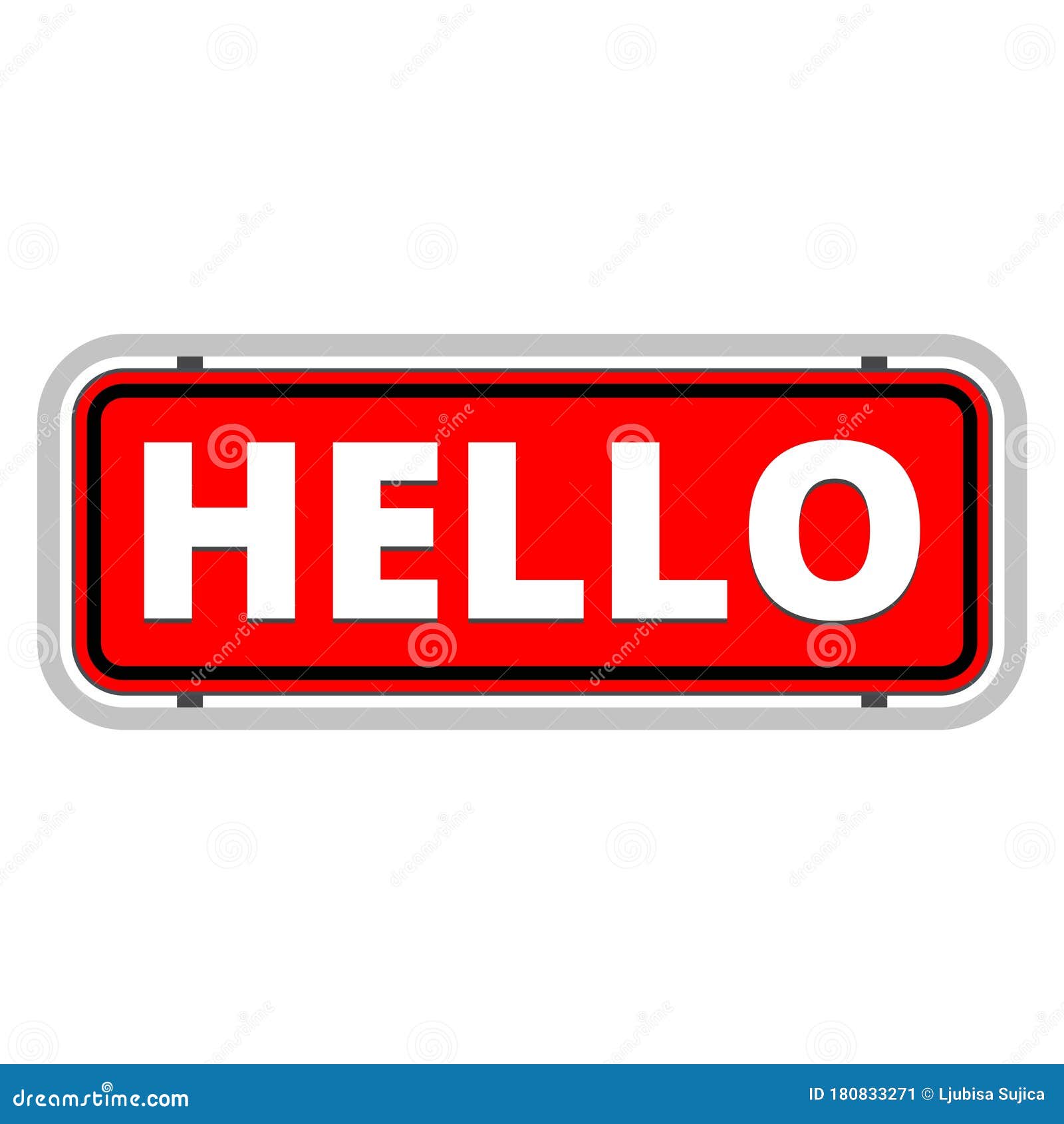 Hello icon. Vector stock stock vector. Illustration of greet - 180833271