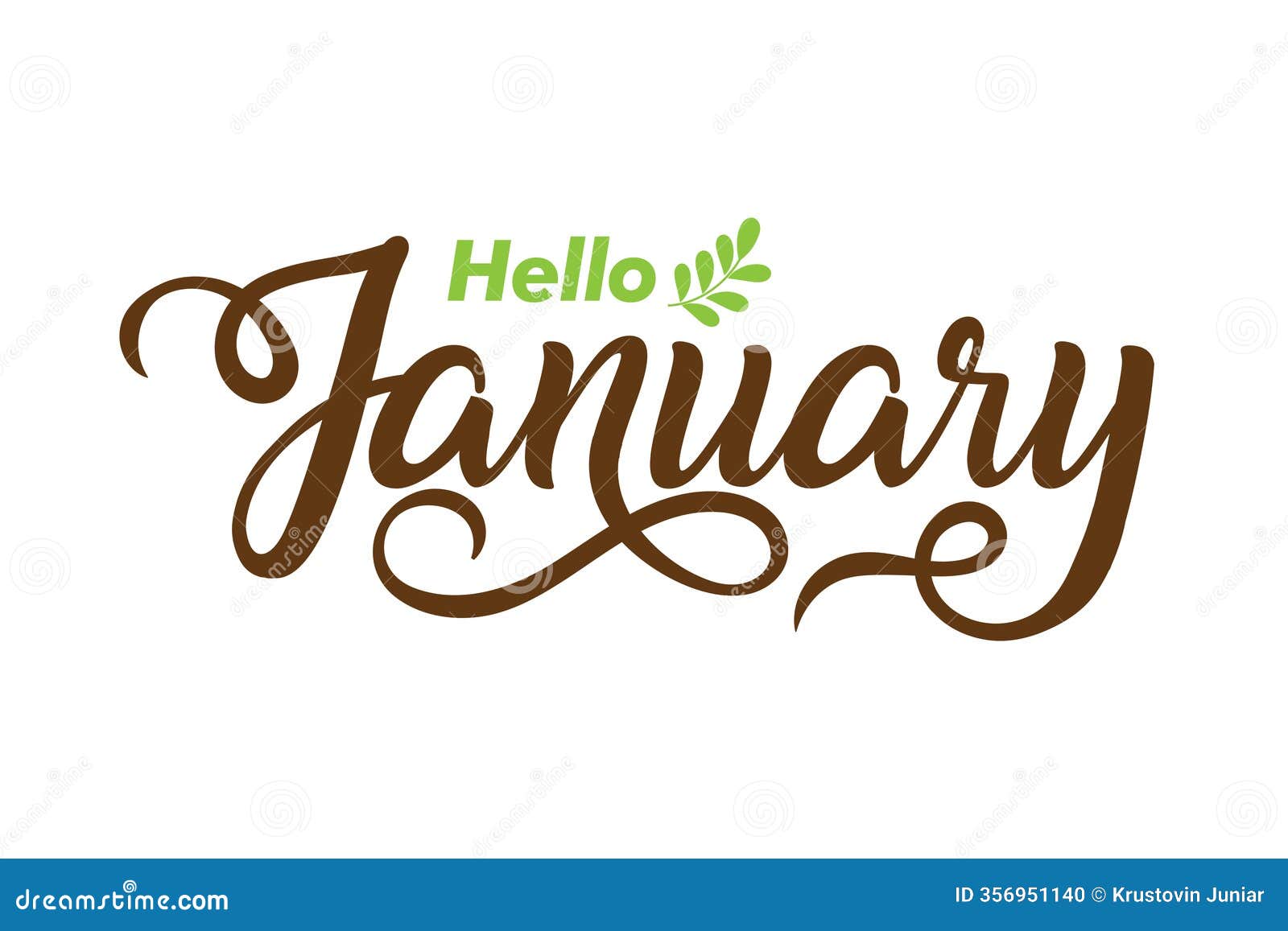 Hello January. Hello January Vector. Welcome January. | CartoonDealer ...