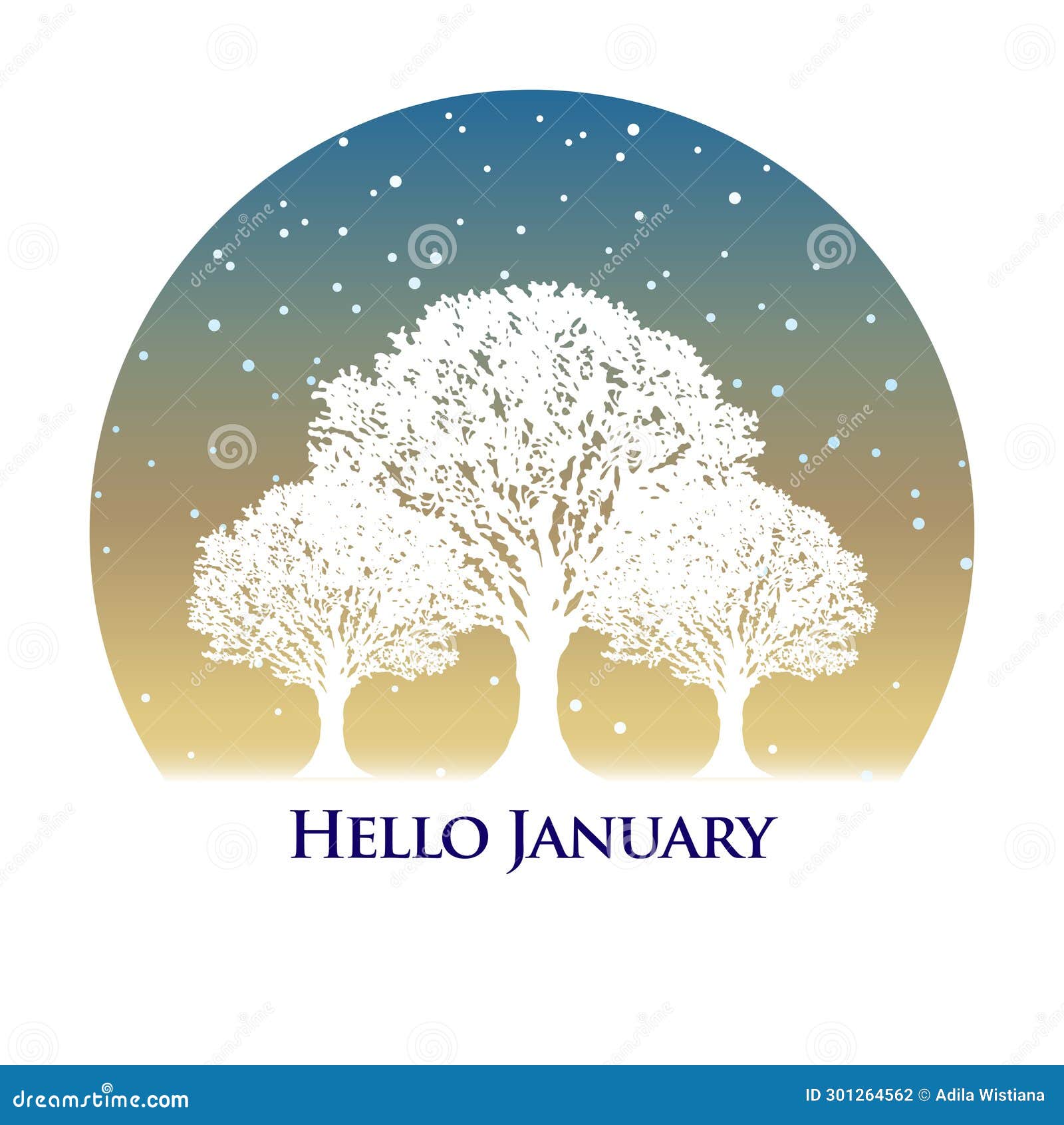 Hello January. Hello January Vector. Welcome January Stock Vector ...