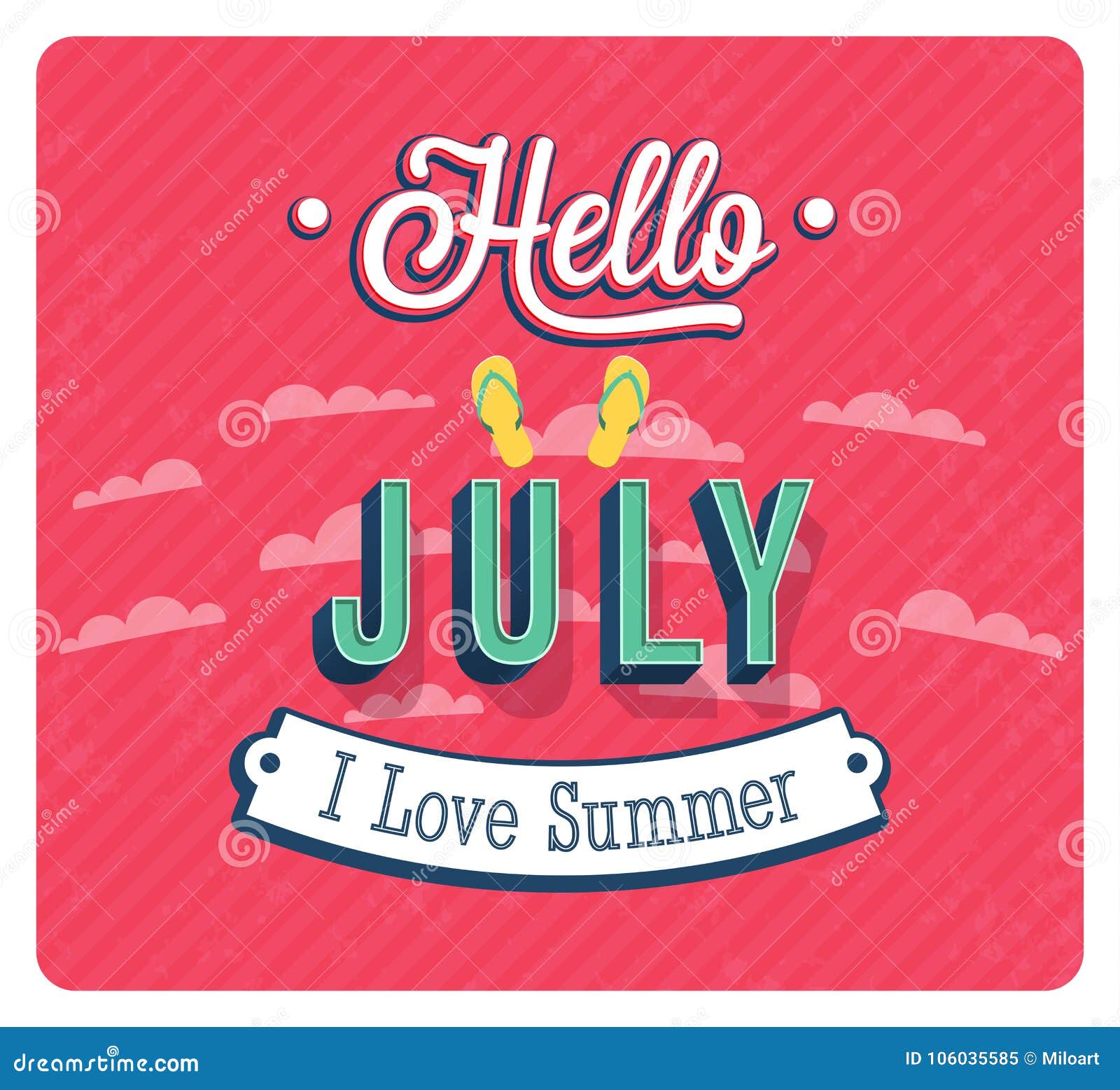 Hello July Motivation Quote On Pink Letterboard White Plastic Letters ...