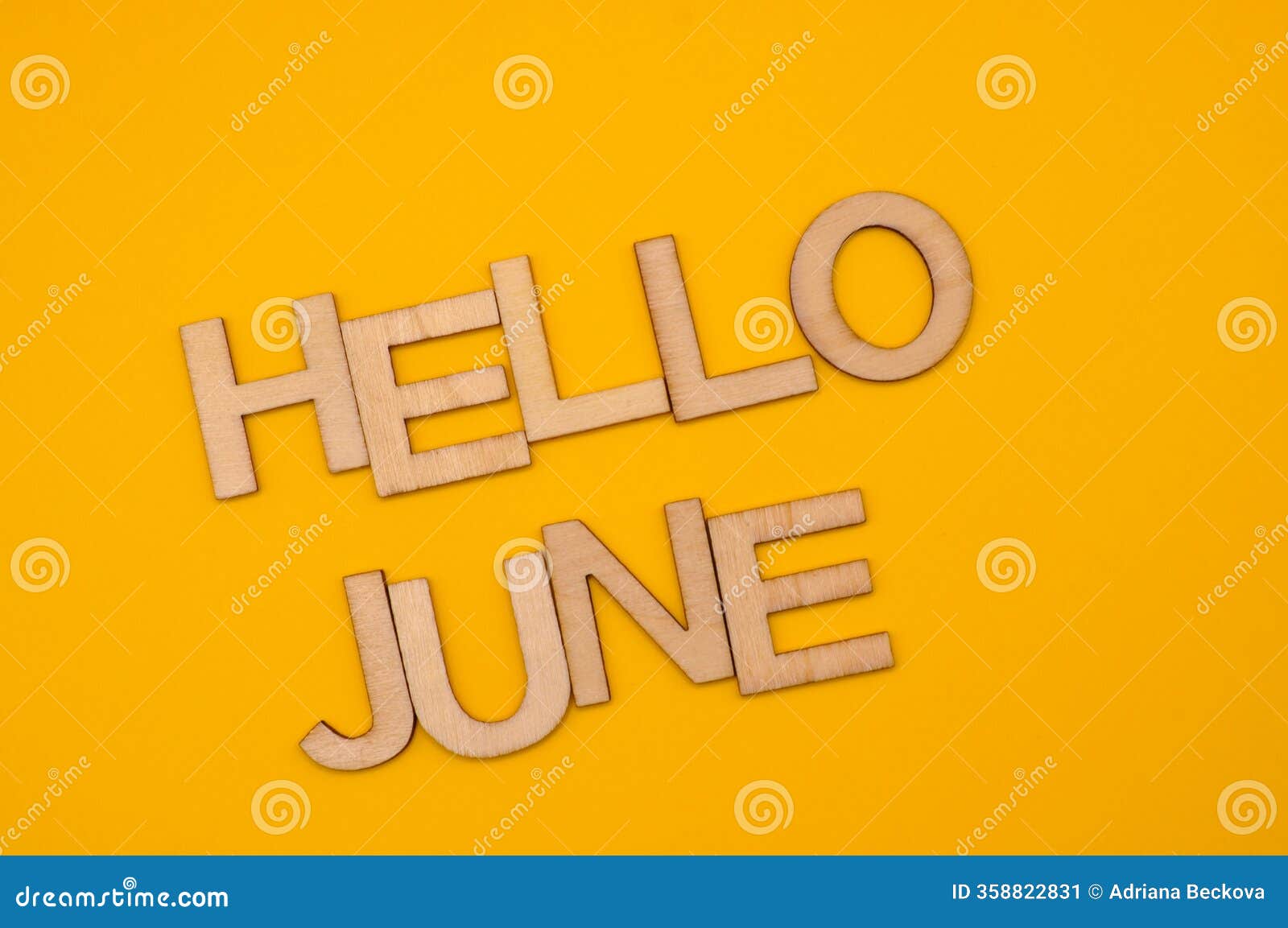 Hello June Background - Illustration Stock Illustration - Illustration ...