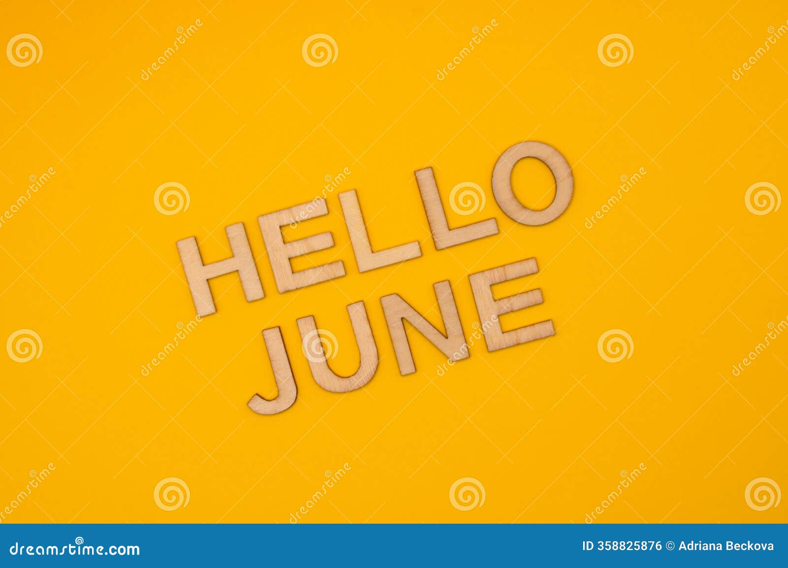 Hello june illustration stock illustration. Illustration of hello ...