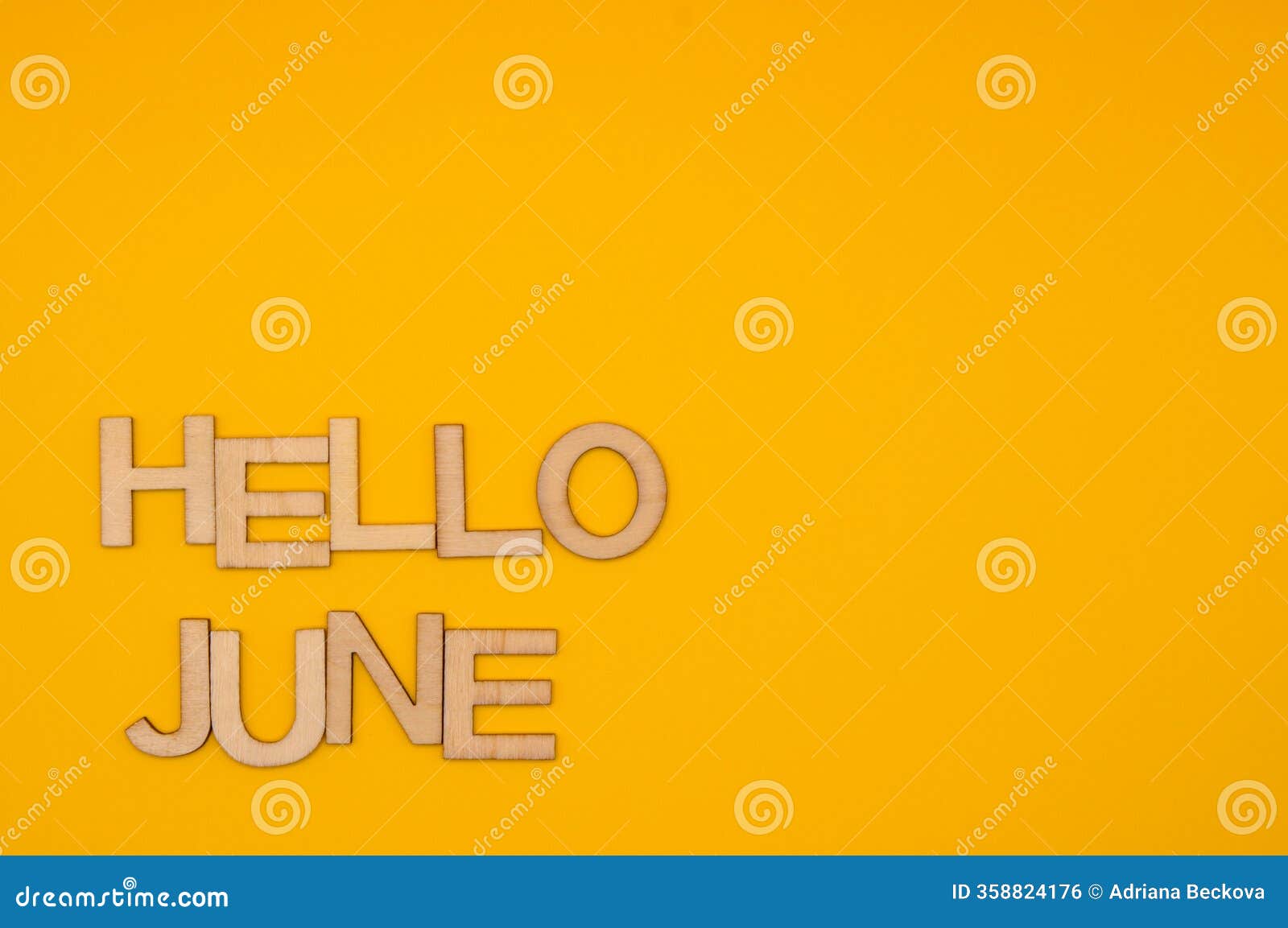 Hello june illustration stock illustration. Illustration of design ...