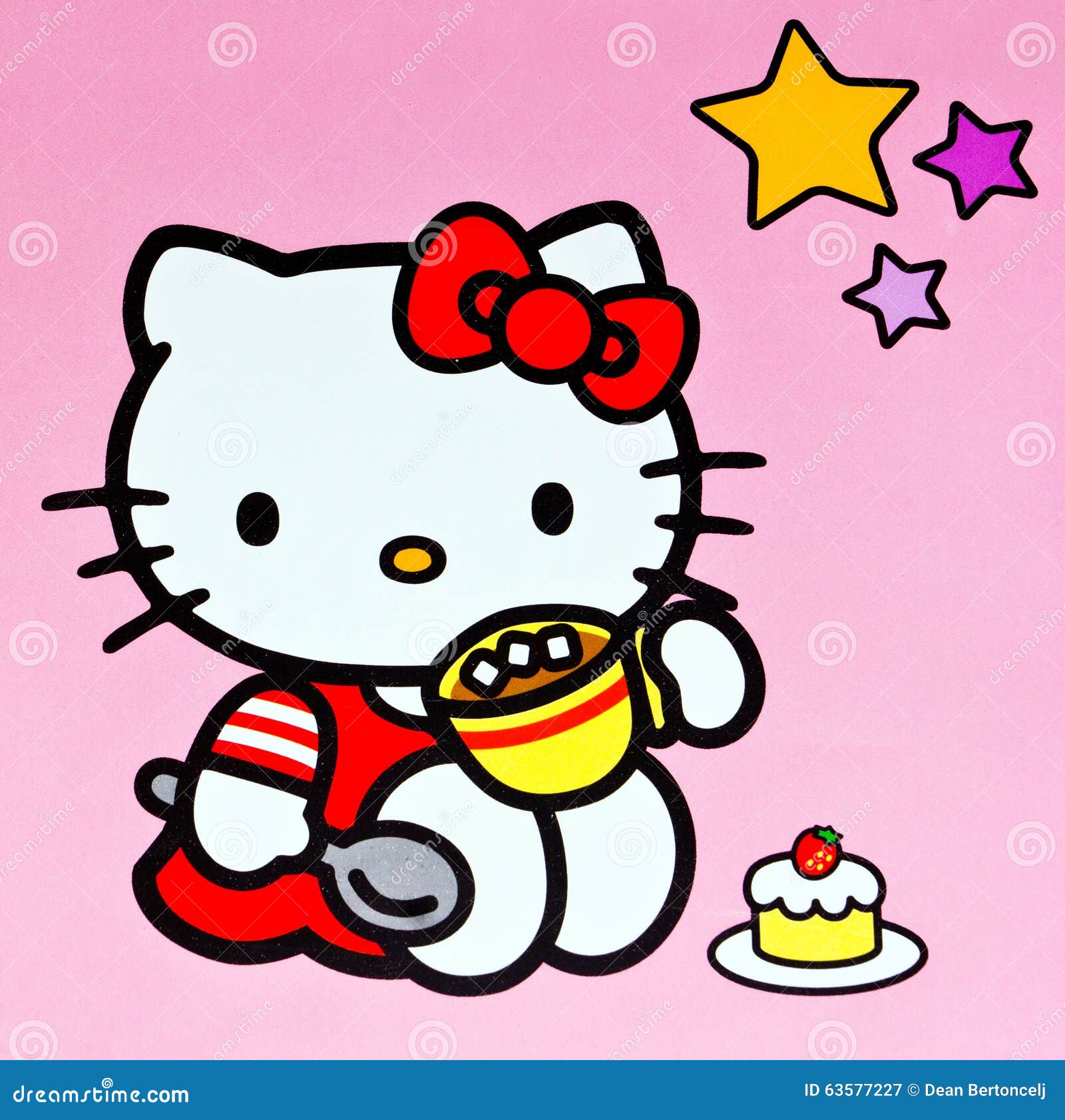 Hello Kitty fotografía editorial. Imagen de juventud - 63577227