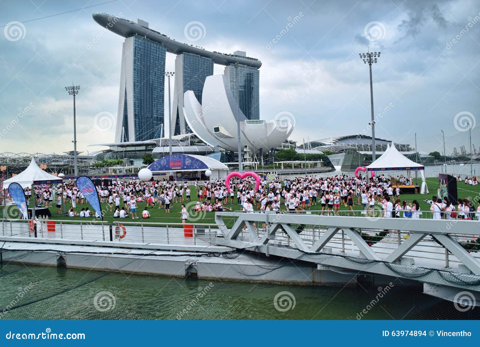 Hello Kitty Run 2015 Carnival Village Editorial Stock Image - Image of ...
