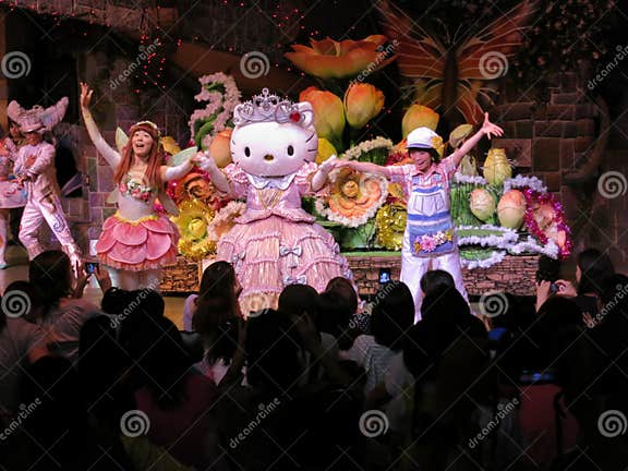 Hello Kitty Show editorial stock image. Image of entertainment - 26379859
