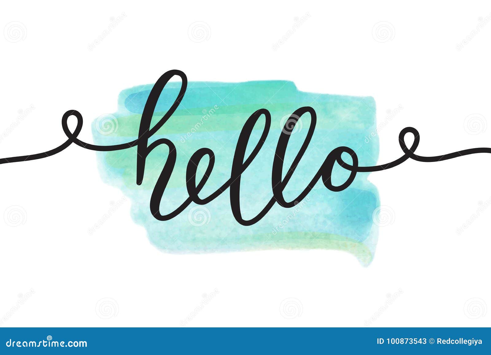 Hello lettering stock illustration. Illustration of hello - 100873543